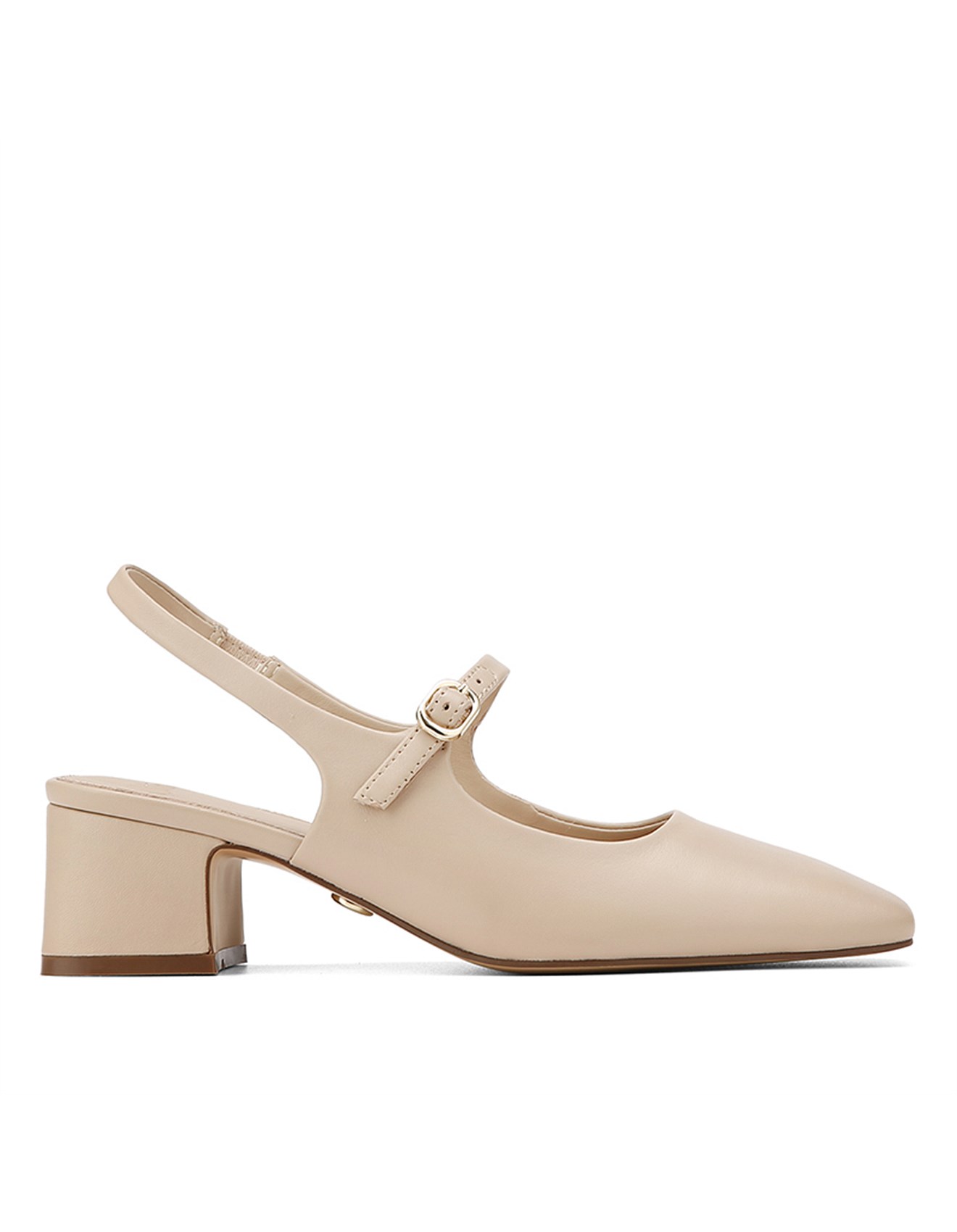 Wittner Lora Pale Porcelain Leather Slingback | David Jones