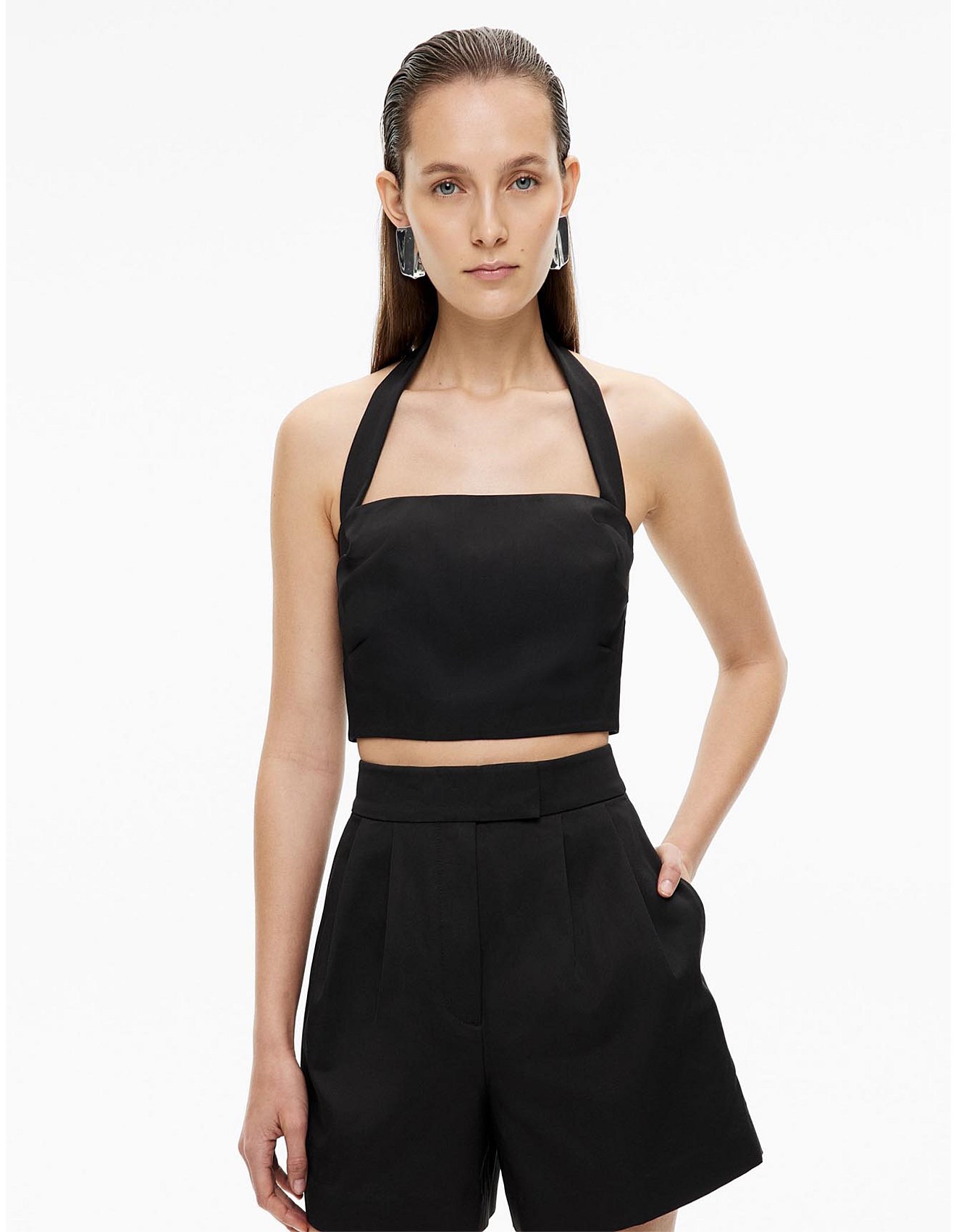 Witchery Halter Bustier Crop Top | David Jones