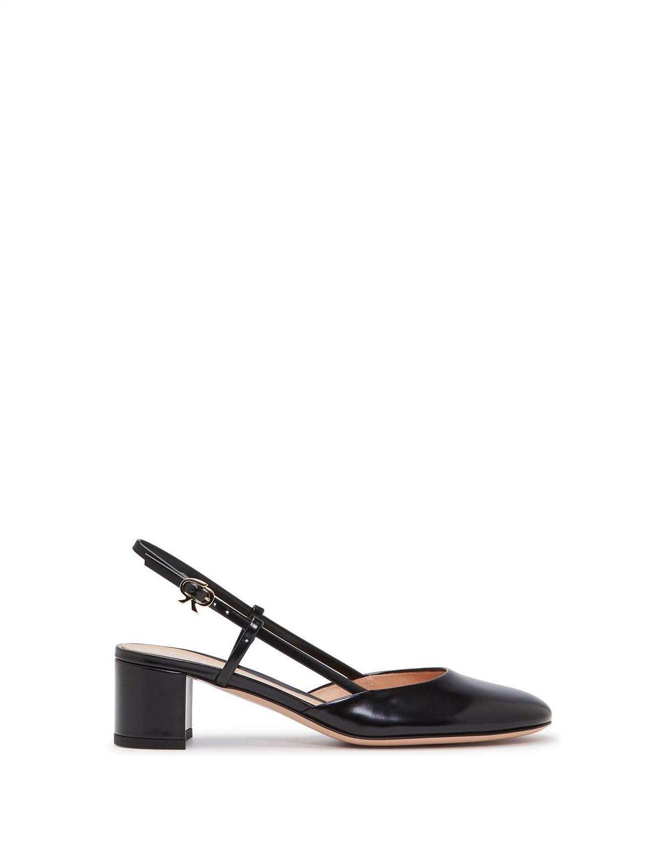 Gianvito Rossi Tokio Round Toe Sling Back | David Jones