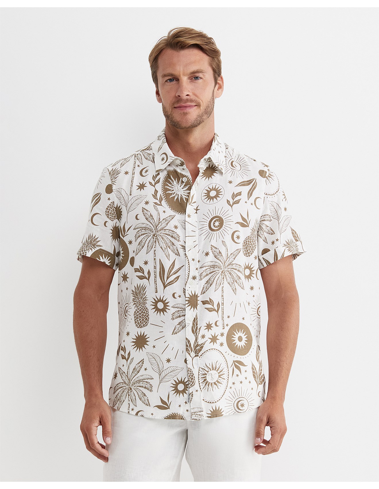 Sportscraft Byron Short Sleeve Shirt | David Jones