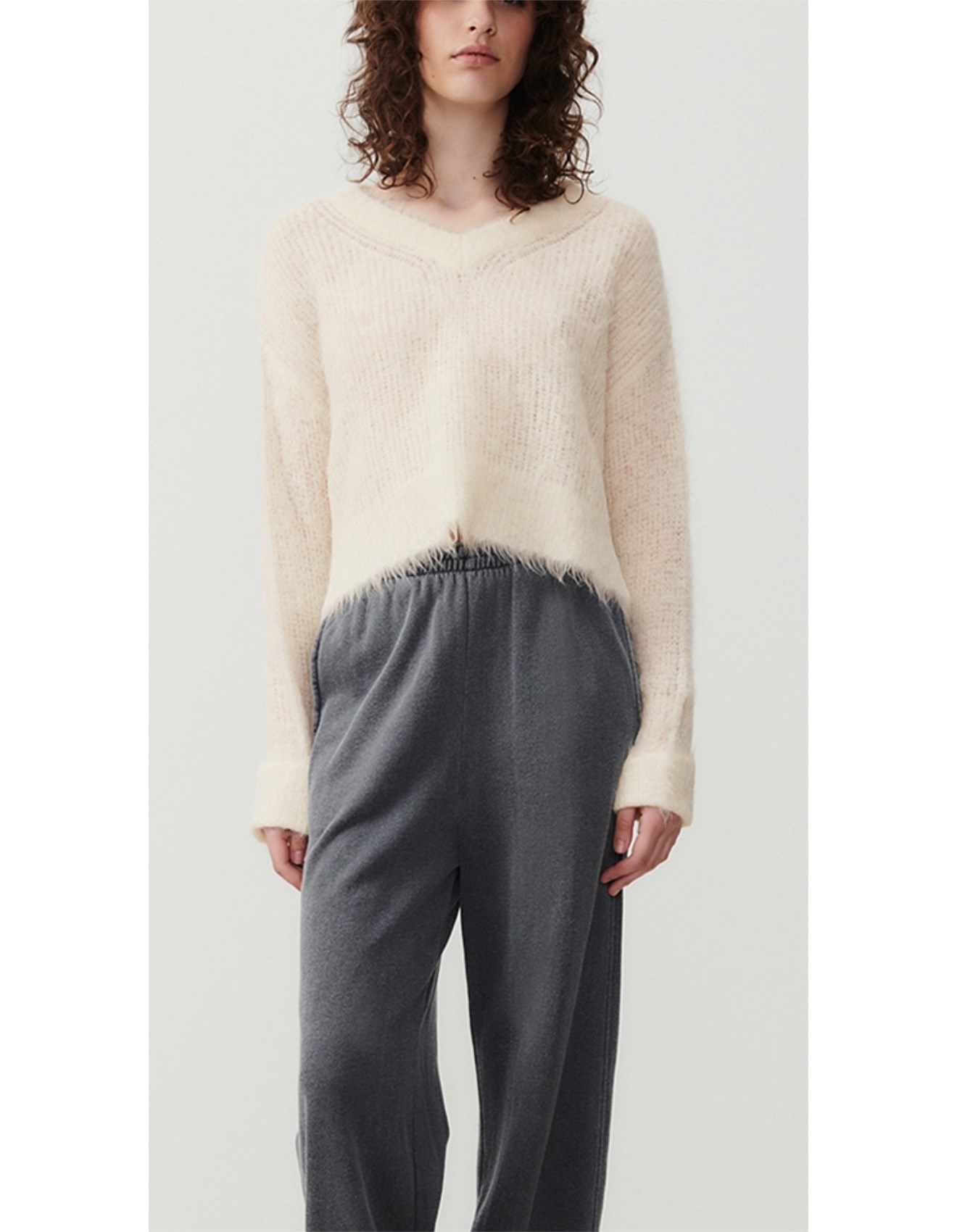 American Vintage V Neck Knit Pullover | David Jones