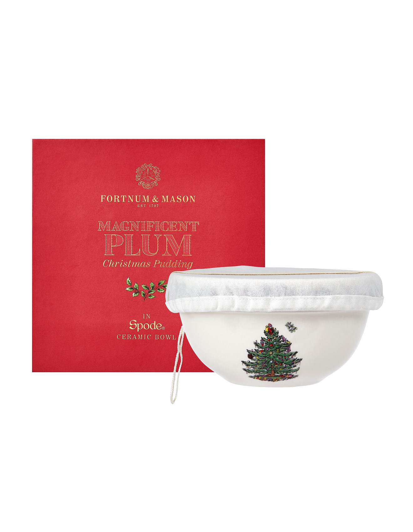 Fortnum & Mason Magnificent Spode Plum Pudding, 907g | David Jones