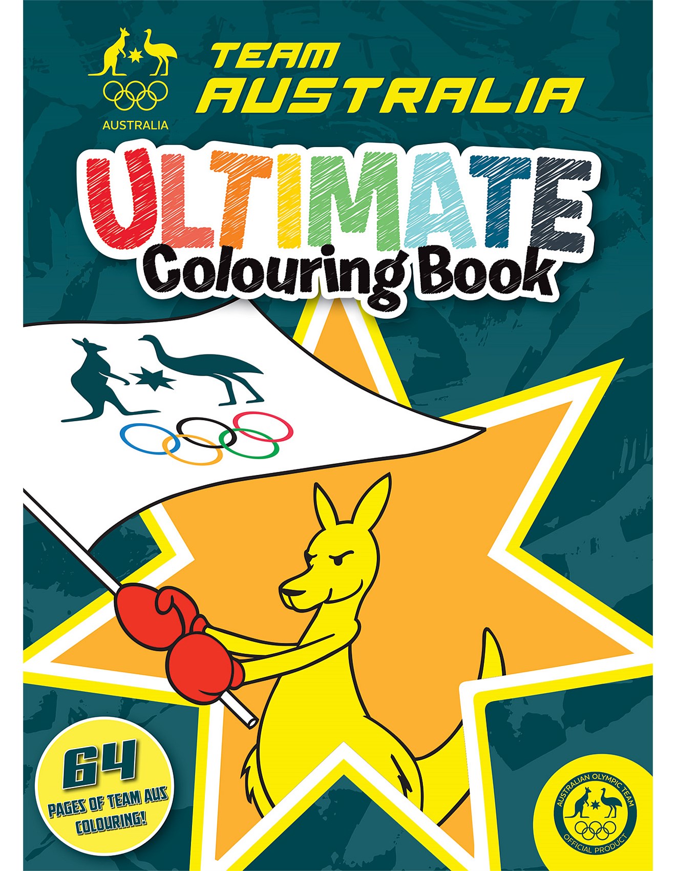 Scholastic Australian Olympic Team Ultimate Colouring Book | David Jones