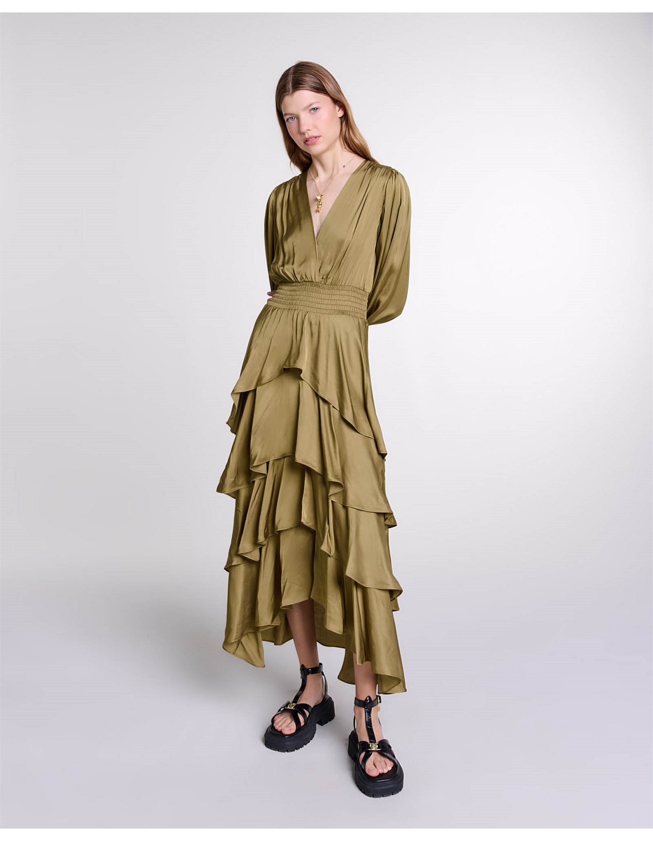 Maje Ruffinello Dress | David Jones