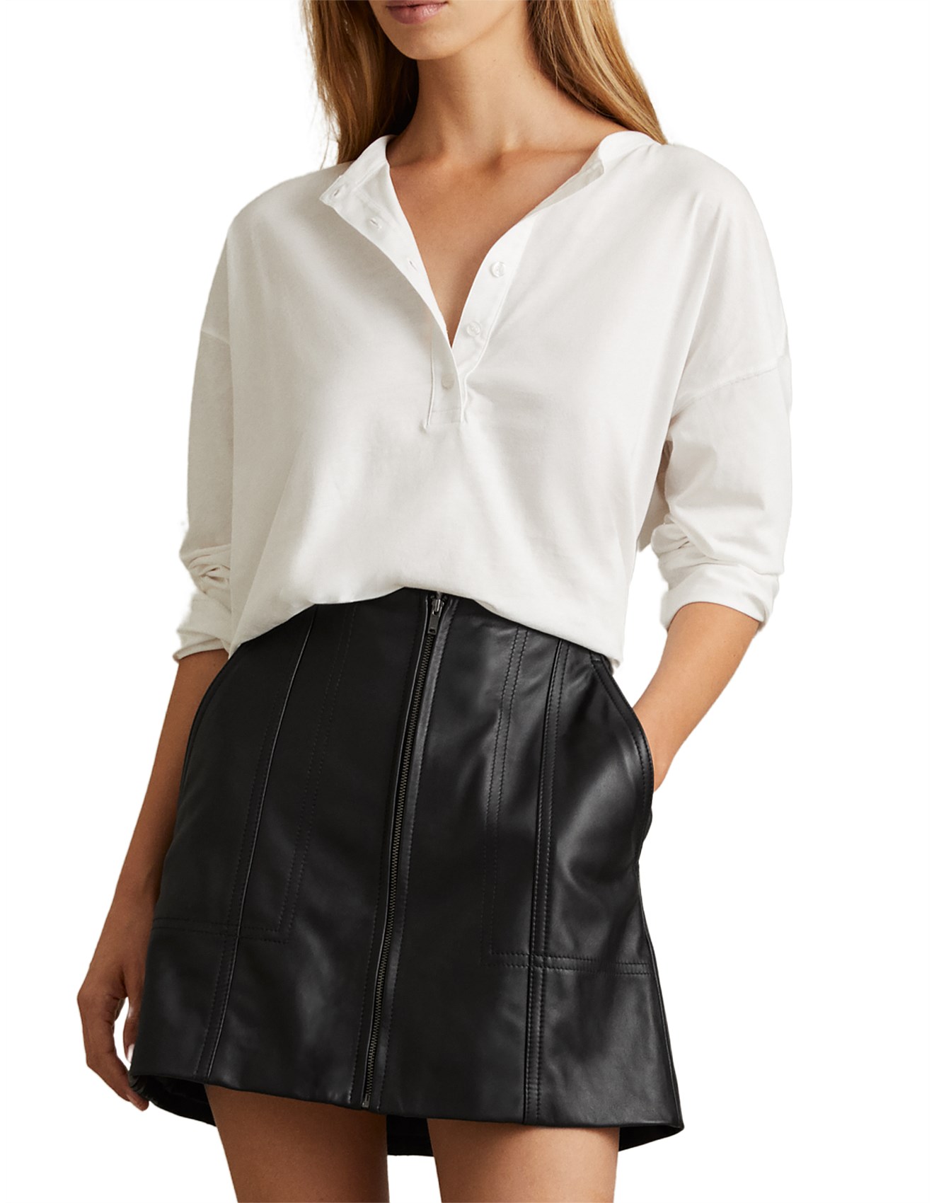 Reiss Daria Mini Skirt | David Jones