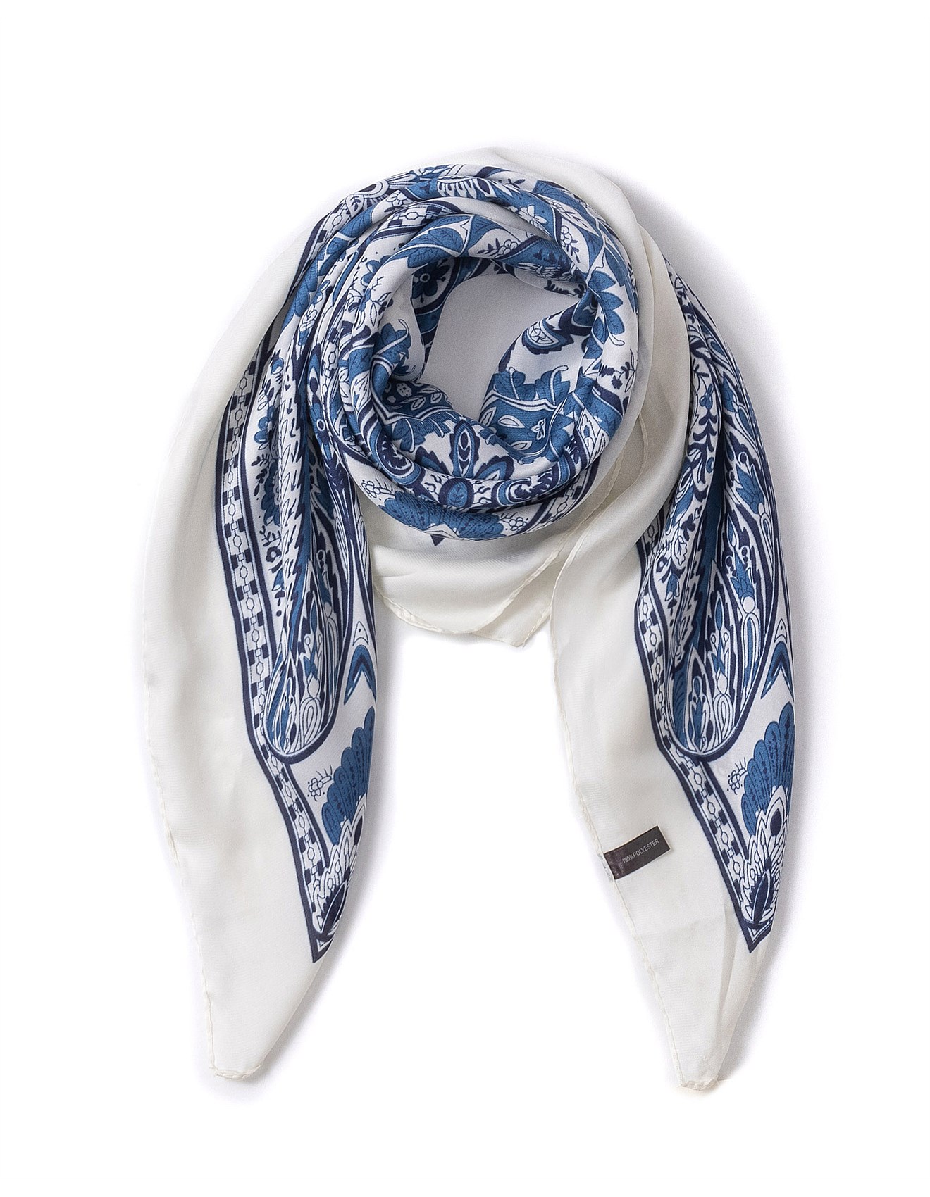 Gregory Ladner Paisley Print Kerchief | David Jones