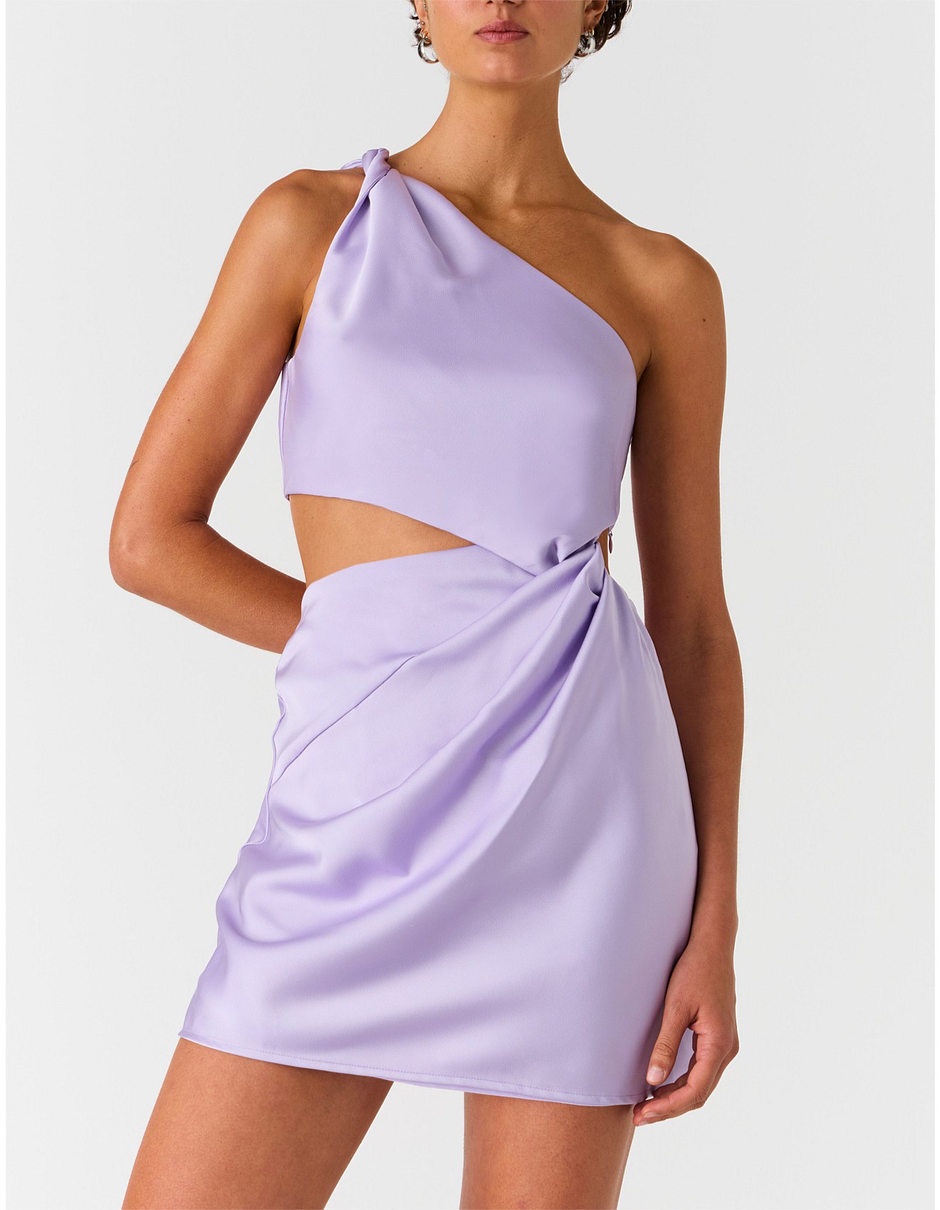 Misha Alethia Satin Mini Dress | David Jones