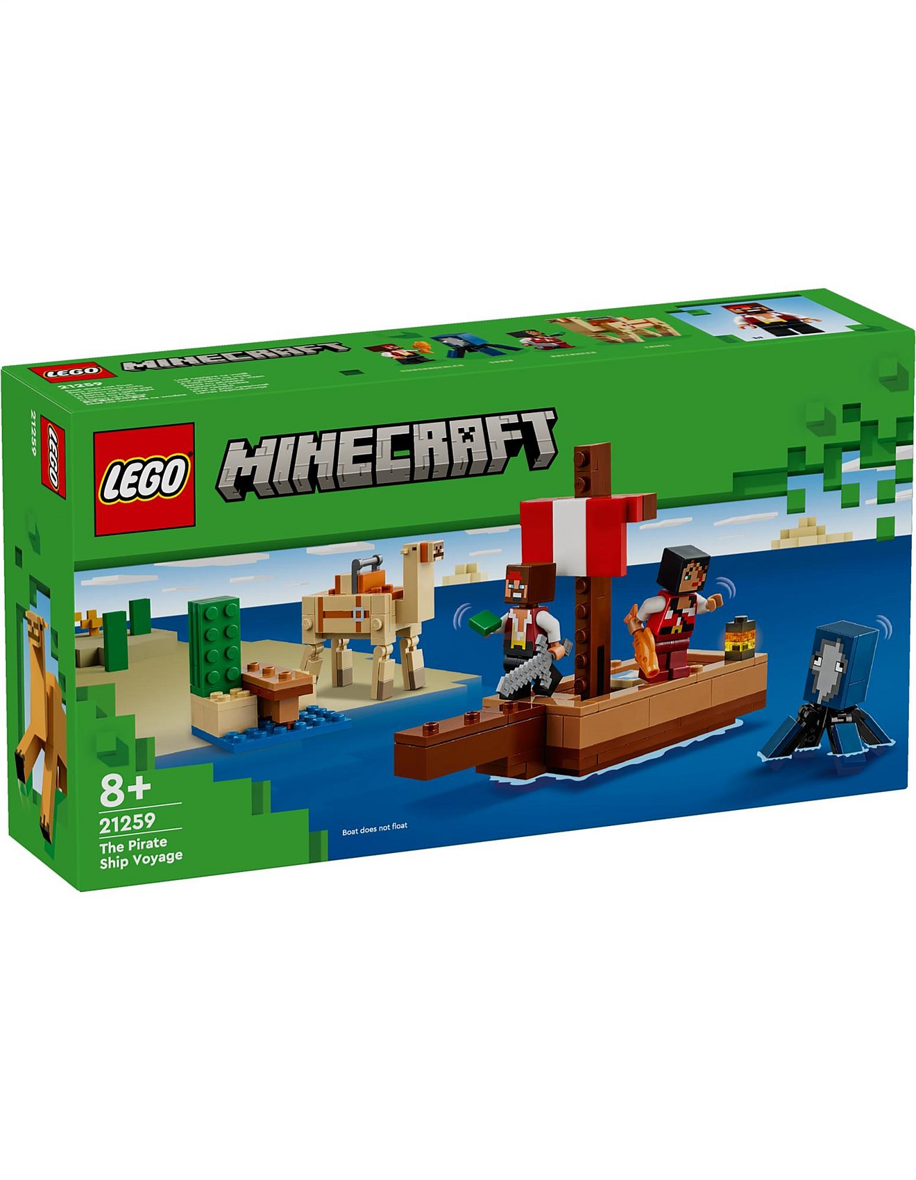 Lego Lego Minecraft the Pirate Ship Voyage 21259 | David Jones