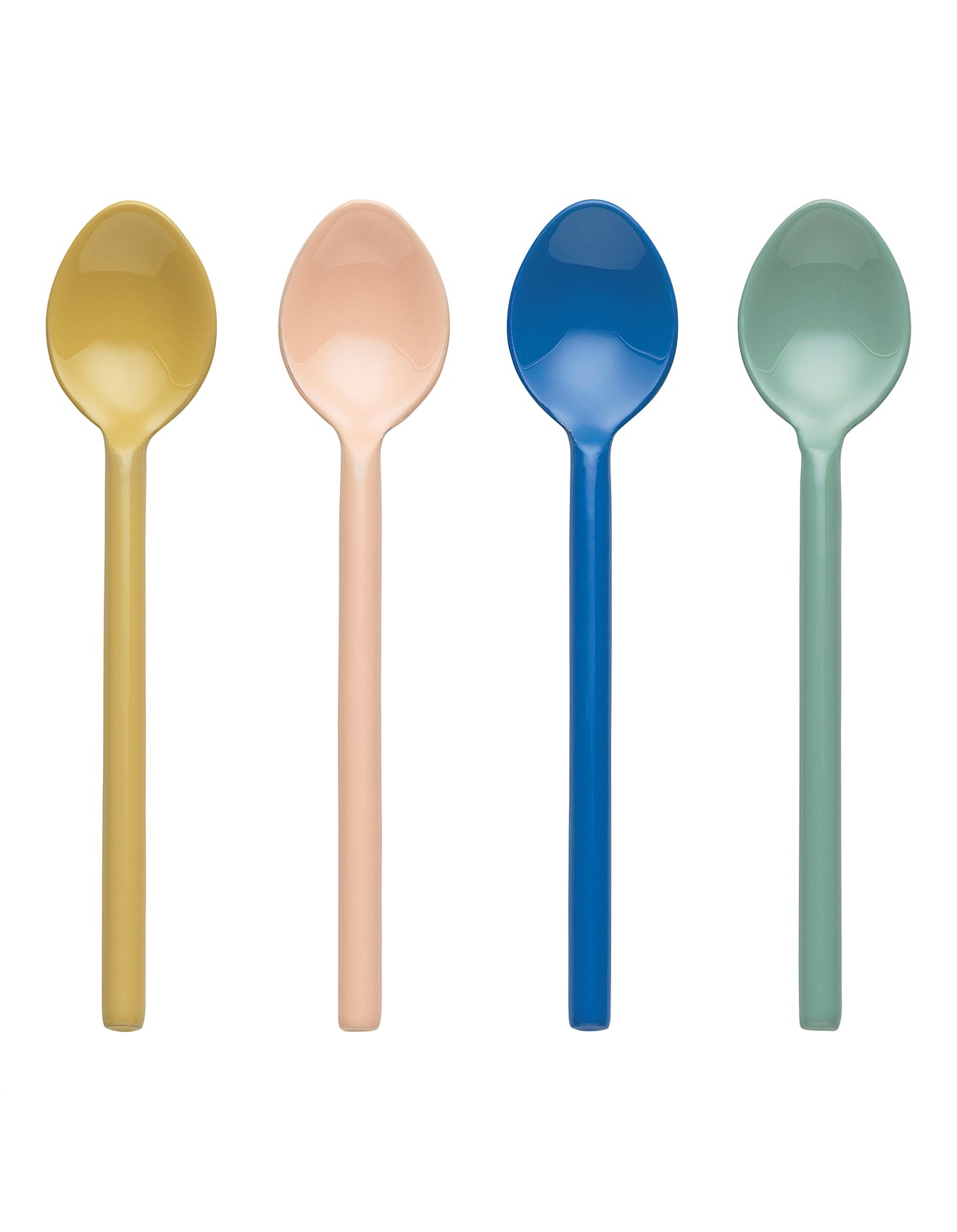 Ecology Apostle Enamel Set Of 4 Tea Spoons | David Jones