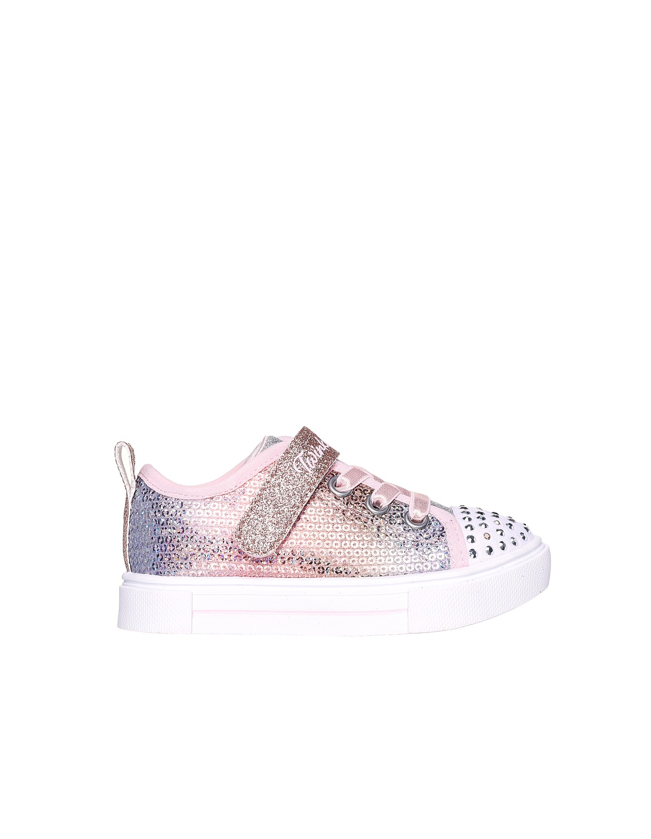 Skechers Twinkle Sparks Sequin Flash Sneaker Toddler | David Jones