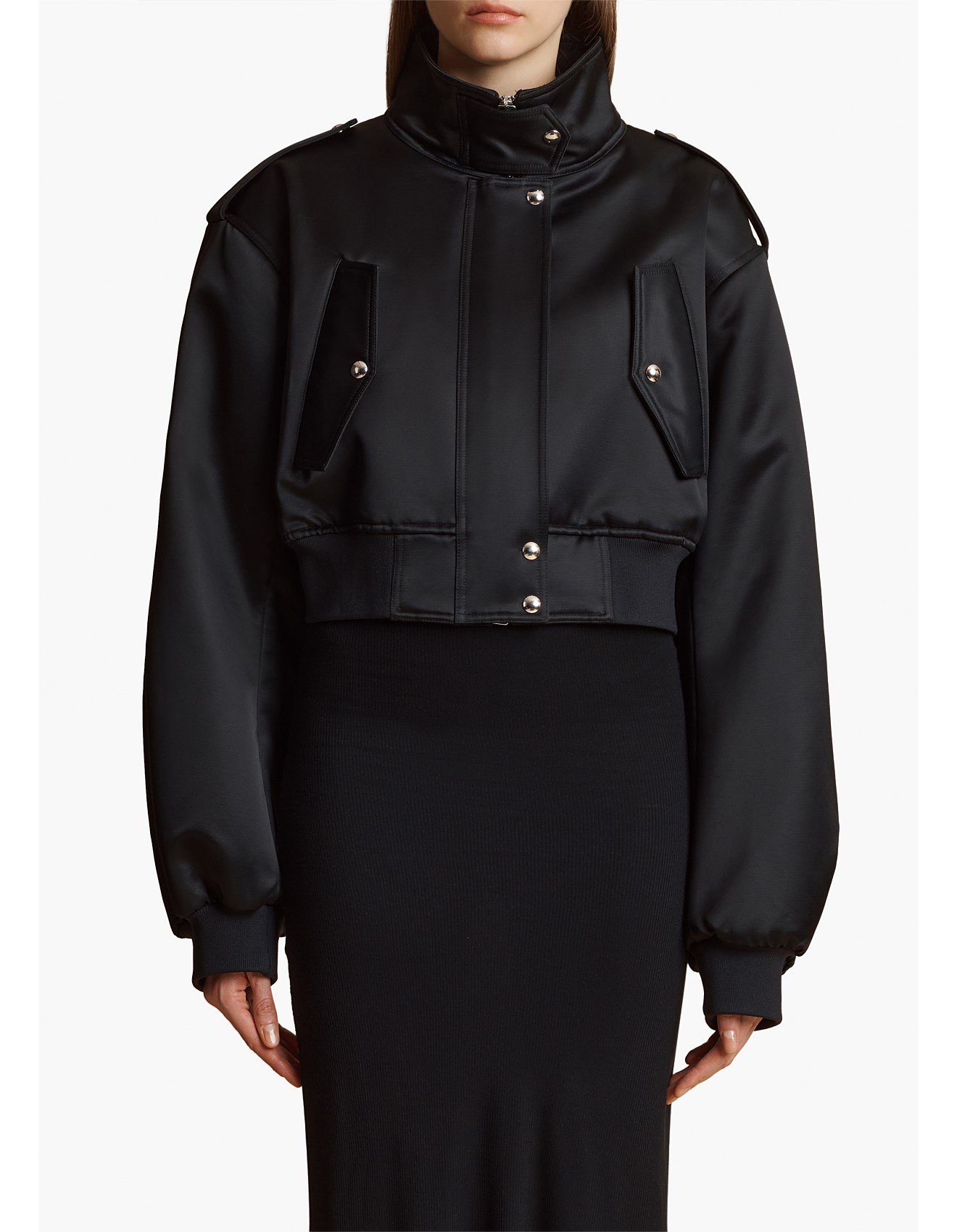 Khaite Kember Cropped Jacket | David Jones