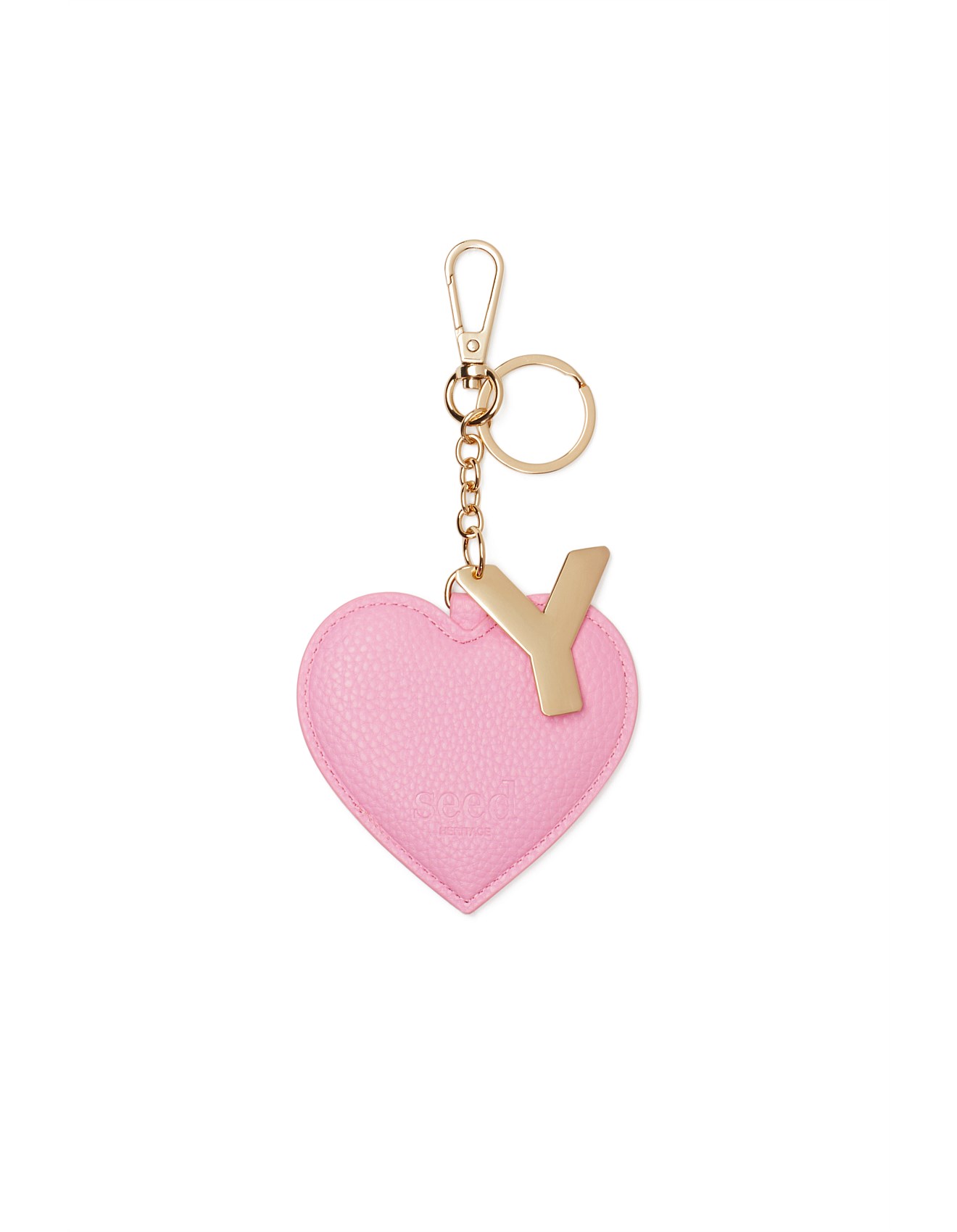 Seed Heritage Heart Initial Keyring | David Jones