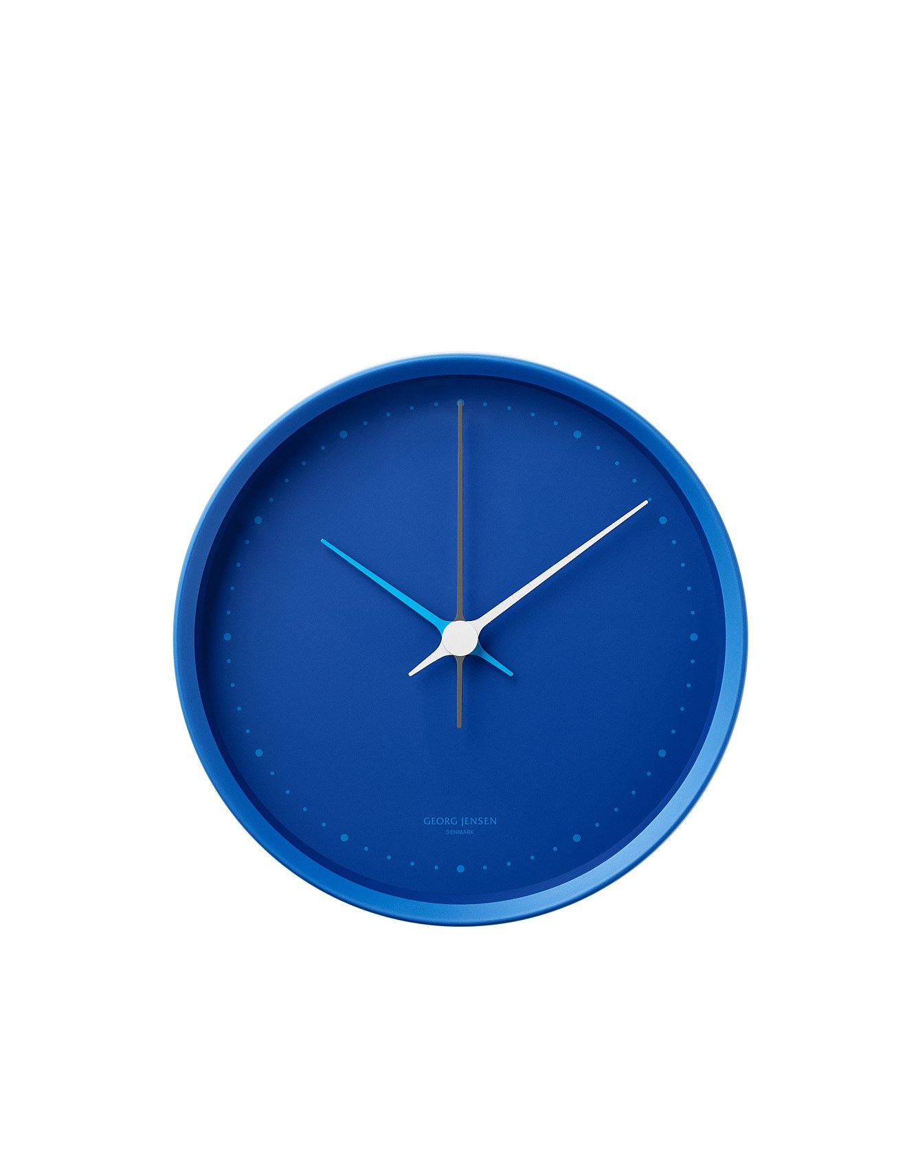 Georg Jensen Henning Koppel Wall Clock 22 Cm Iconic Blue Matte | David ...