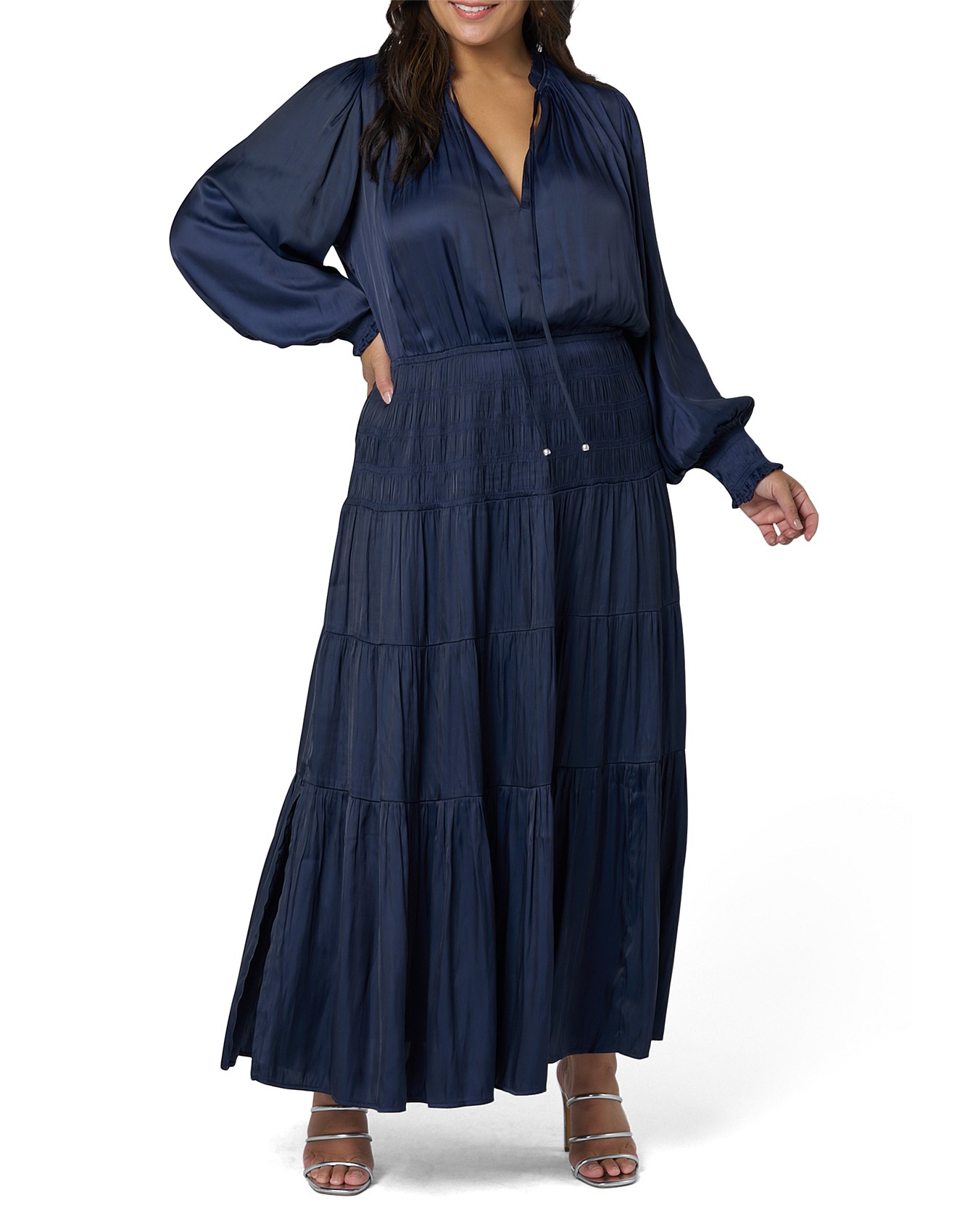 Curve Project Pink Dusk -Glamorous Life Maxi Dress | David Jones