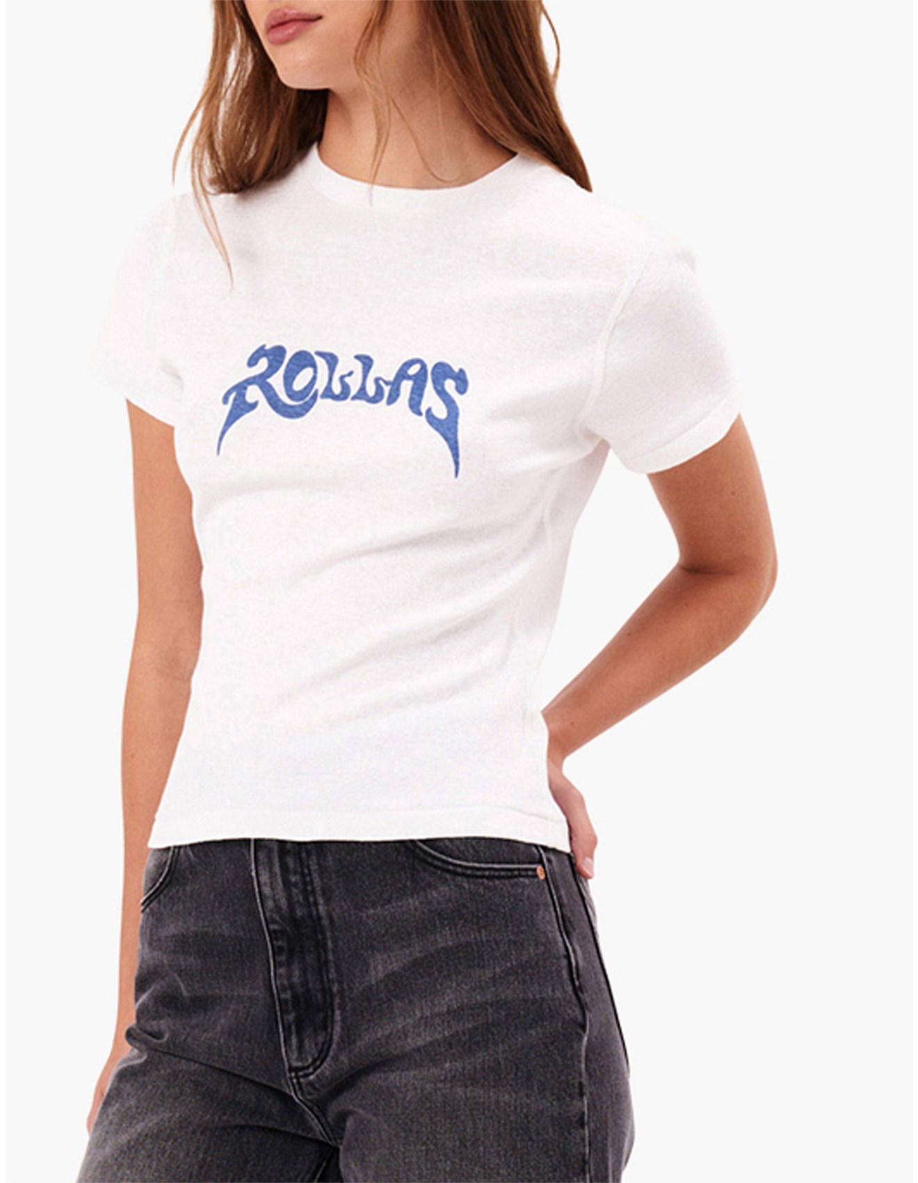 Rollas Classic Tee Drip Logo | David Jones