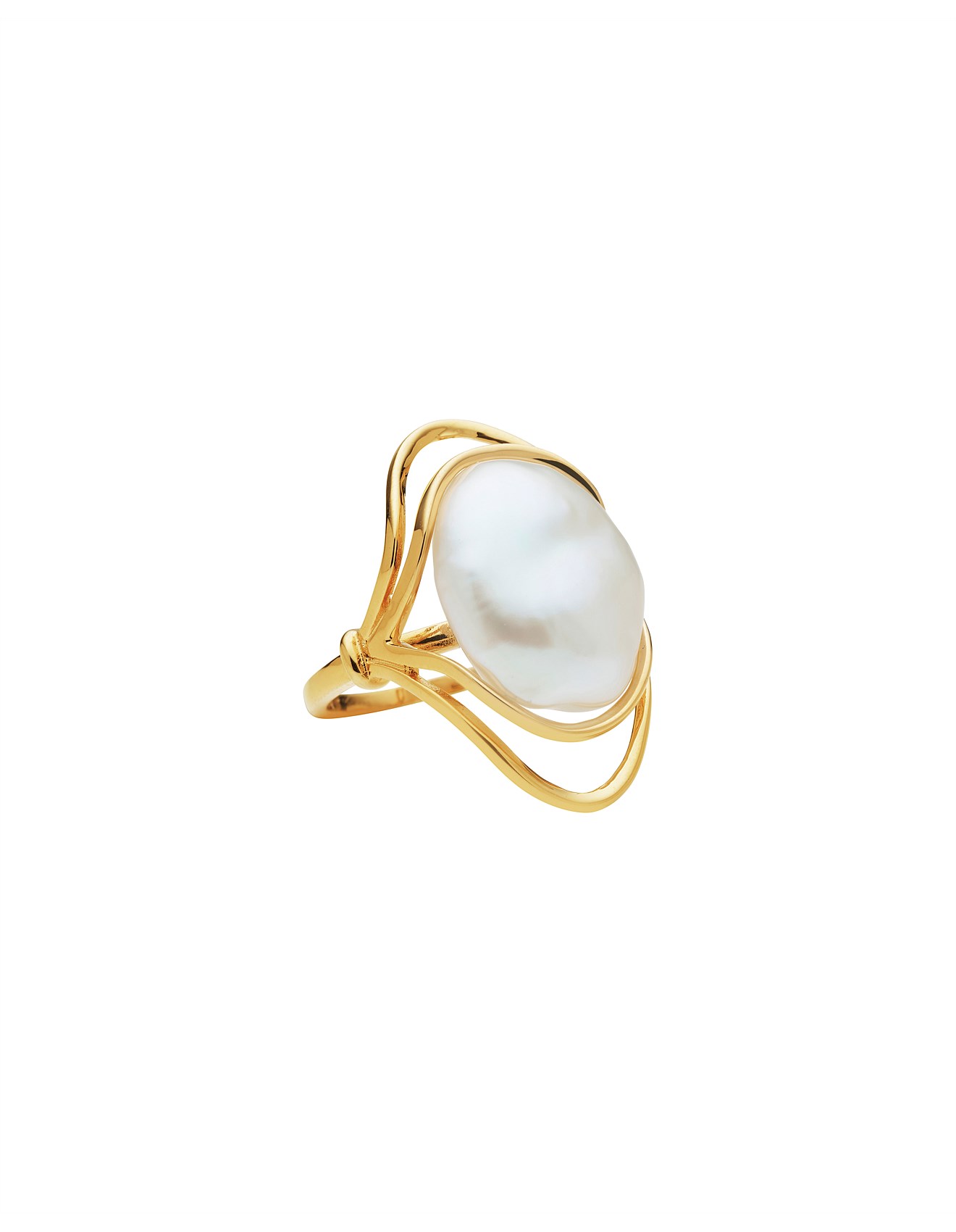 Amber Sceats Indie Pearl Ring | David Jones