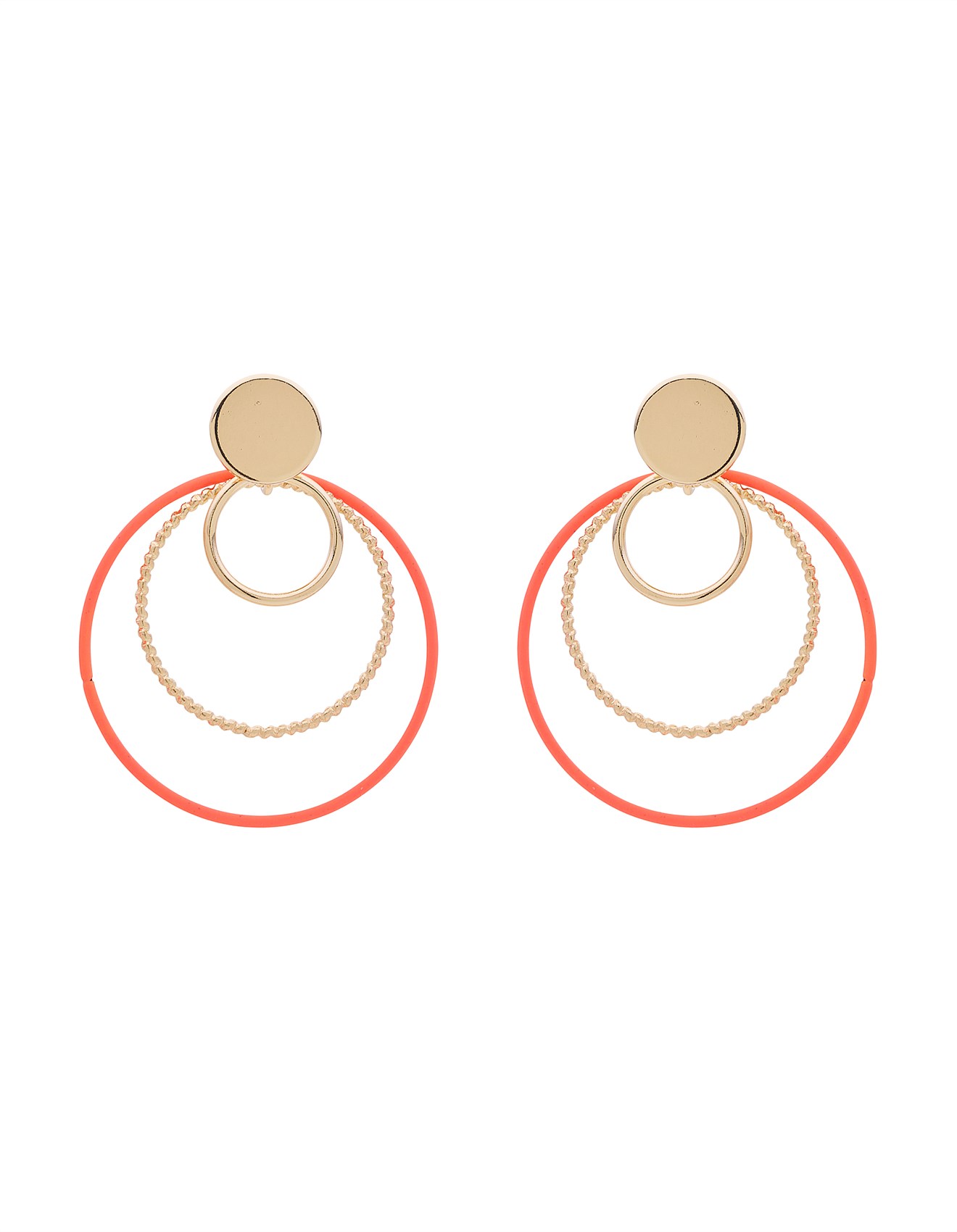 Agenda Hamlin Circle Earrings | David Jones