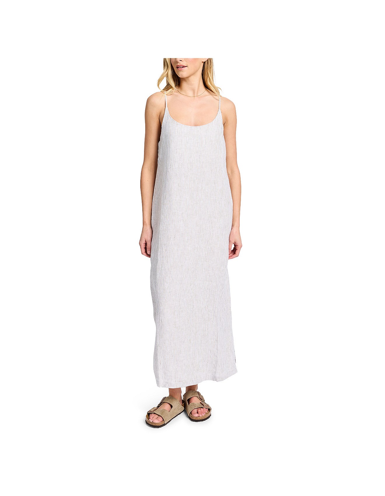 Academy Brand Essential Linen Slip Dress | David Jones