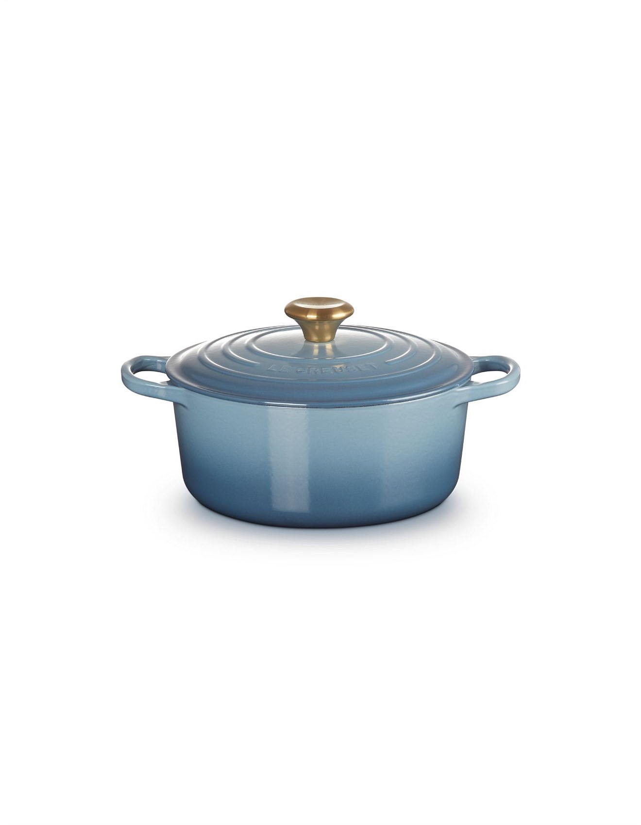 Le Creuset Signature Round Casserole 24cm Chambray | David Jones