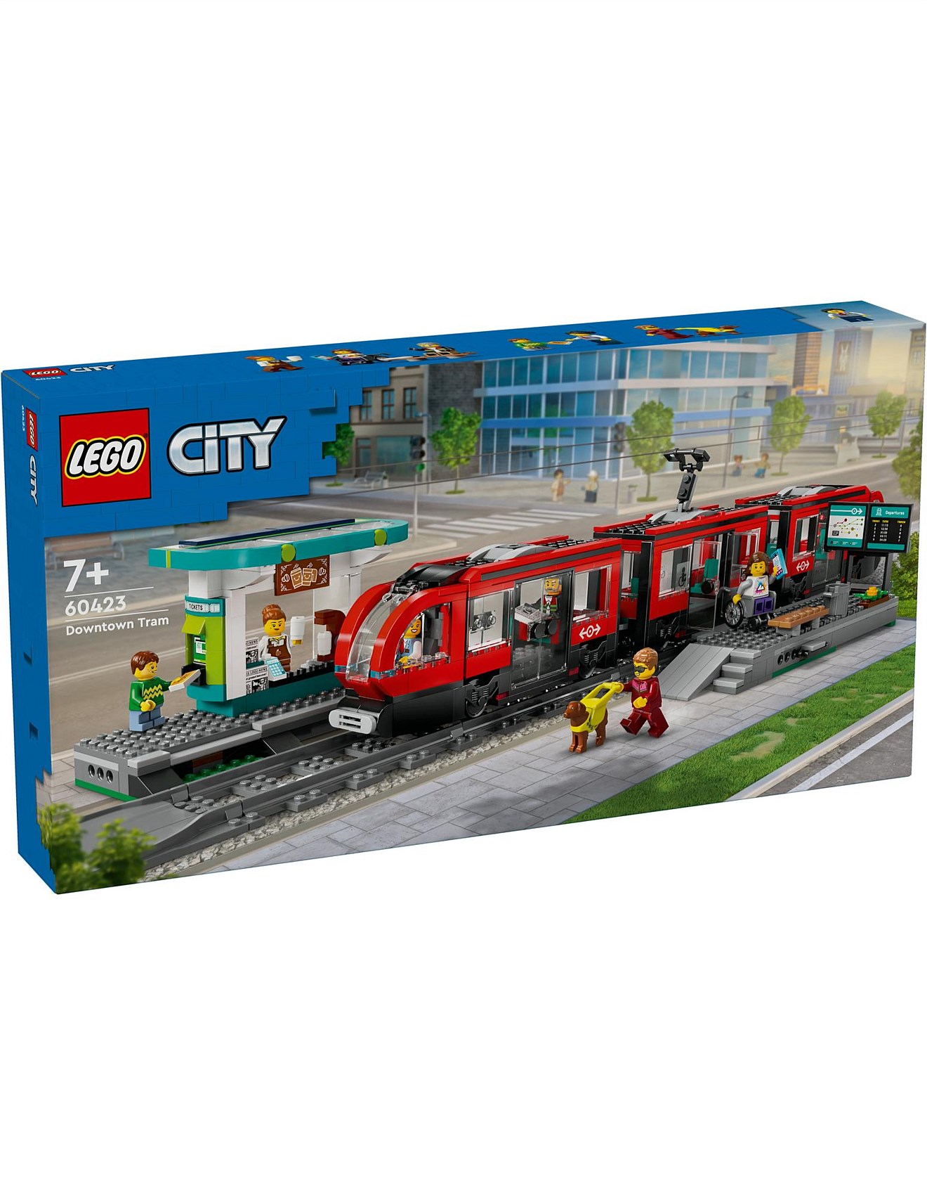 Lego Lego City Downtown Tram and Station 60423 | David Jones