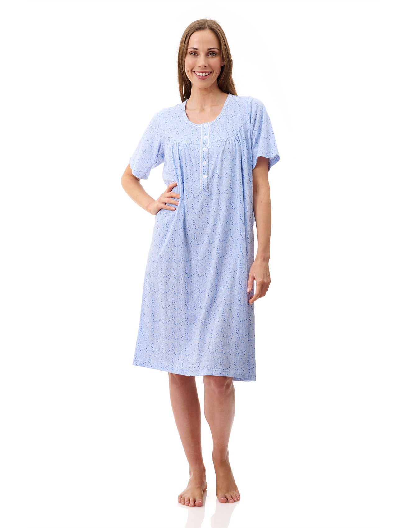 Givoni Short Sleeve Short Nightie | David Jones