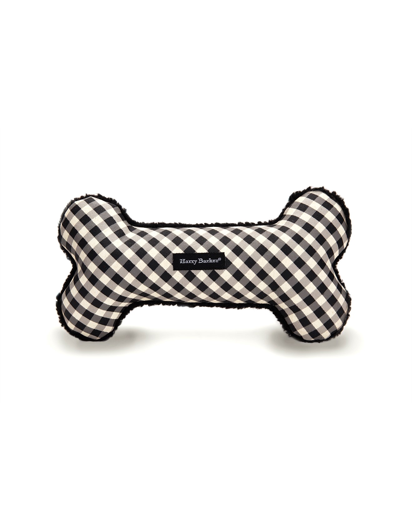 Harry Barker Gingham Bone Canvas Toy Large | David Jones