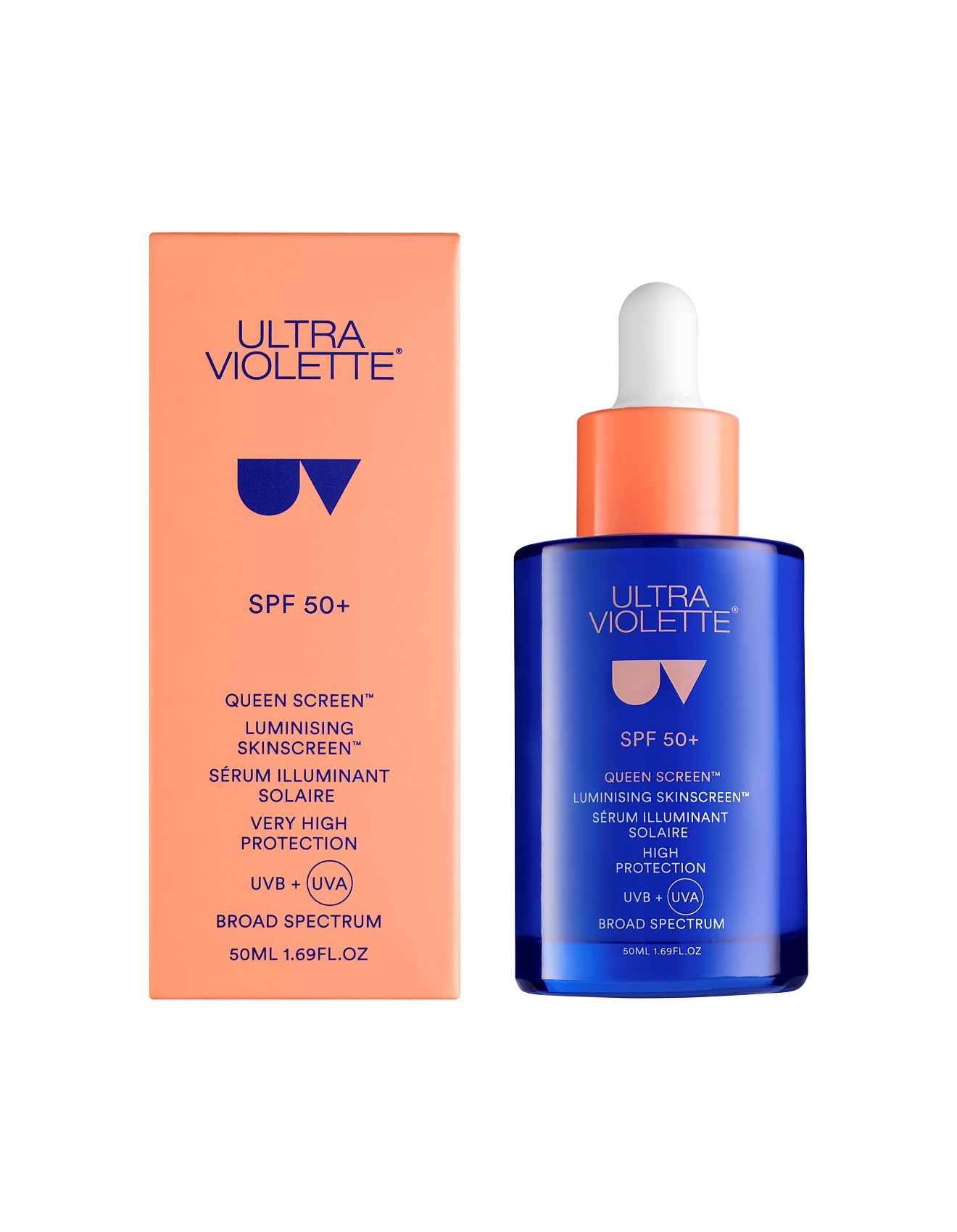 Ultra Violette Queen Screen Spf 50+ Lightweight Skinscreen 50ml | David ...