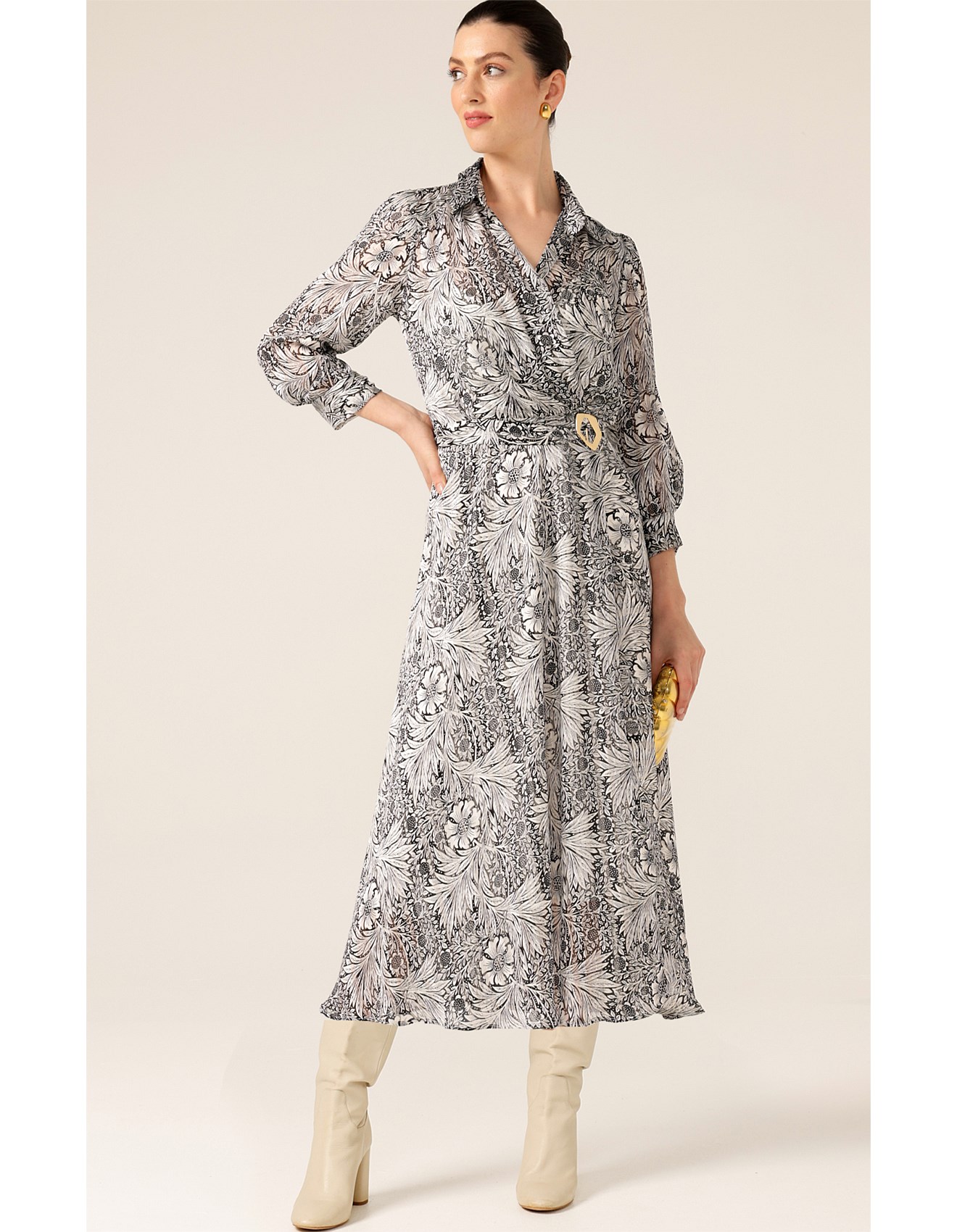 Sacha Drake Magpie Midi Dress | David Jones