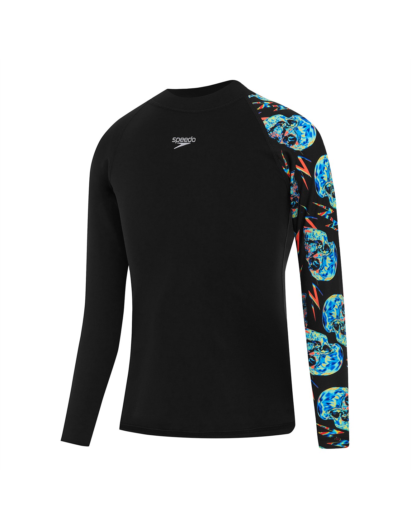 Speedo Boys Skull Long Sleeve Rash Top | David Jones