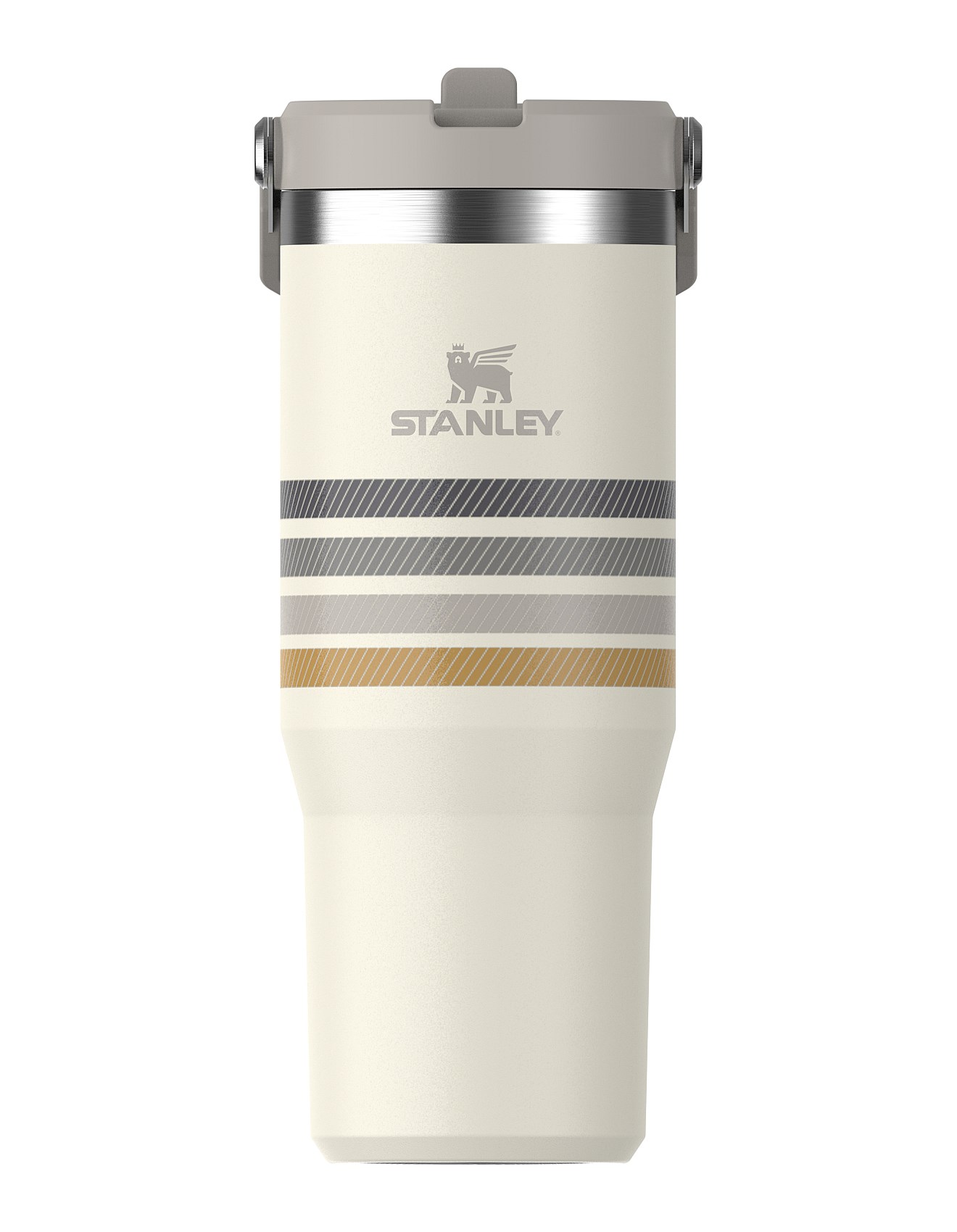 Stanley Classic Flip Straw Tumbler 30oz Varsity Cream Ash Stripe ...