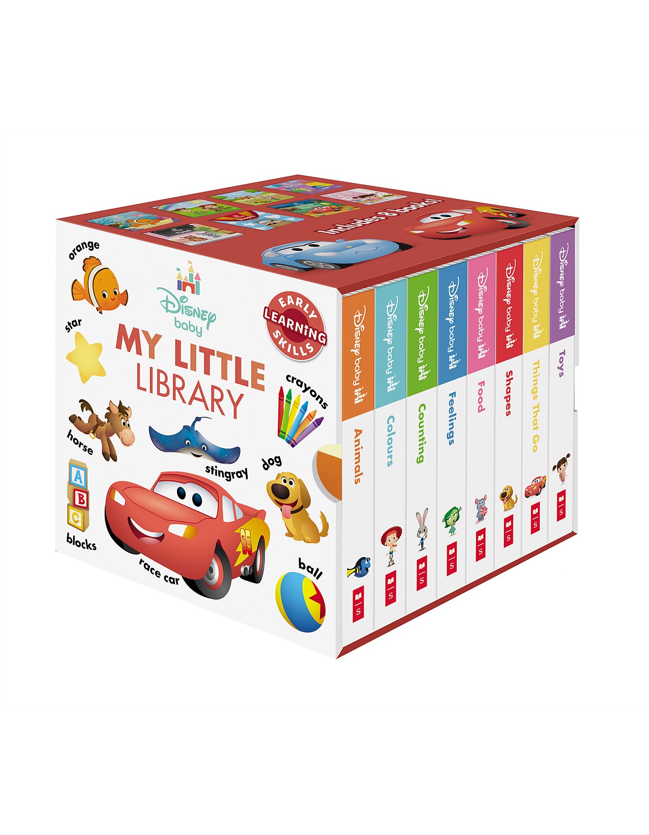Scholastic Disney My Little 8-book Library Cube By Disney | David Jones