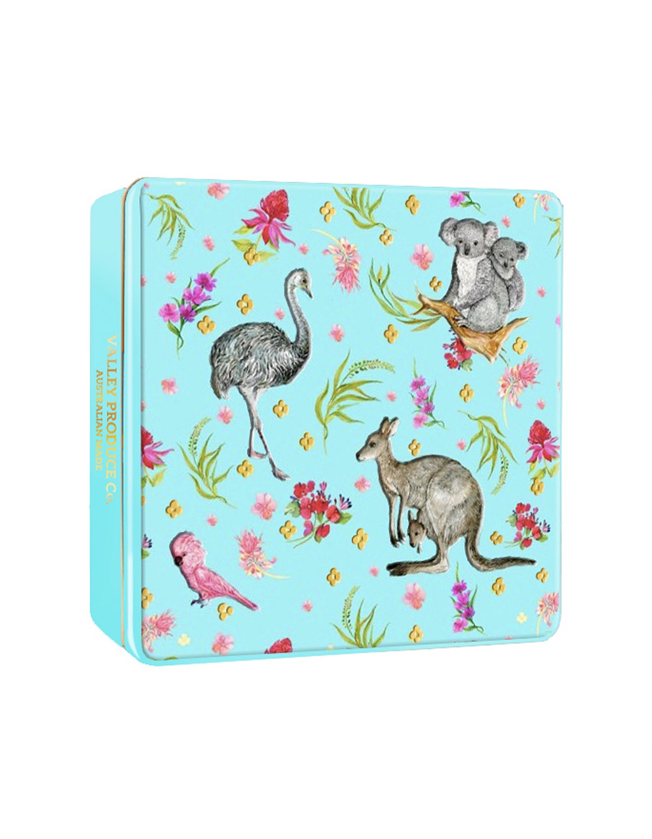 Valley Produce Company Vpc Butter Shortbread Tin -Aus Animals (blue ...