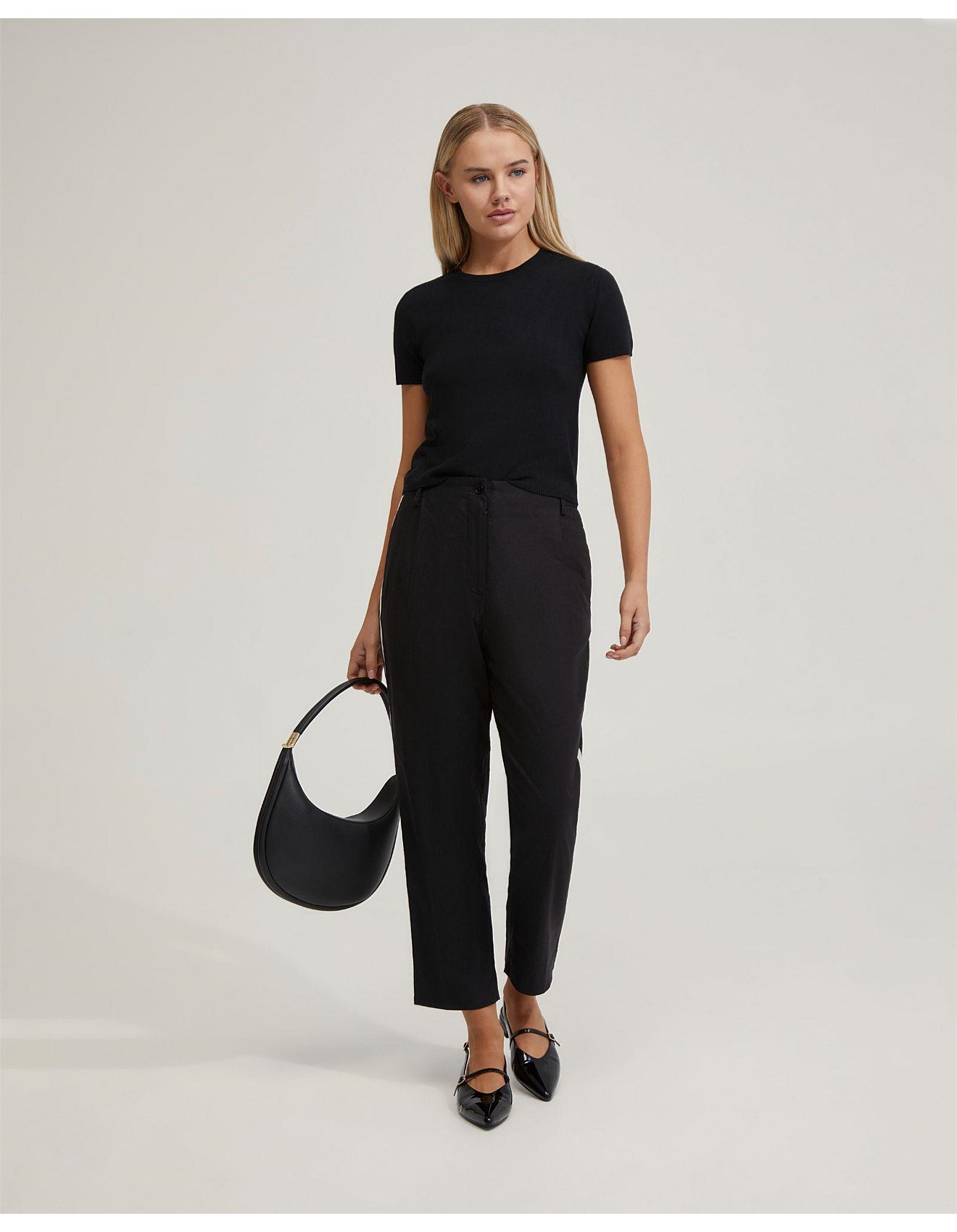 Oxford Olivia Crop Knit Top | David Jones