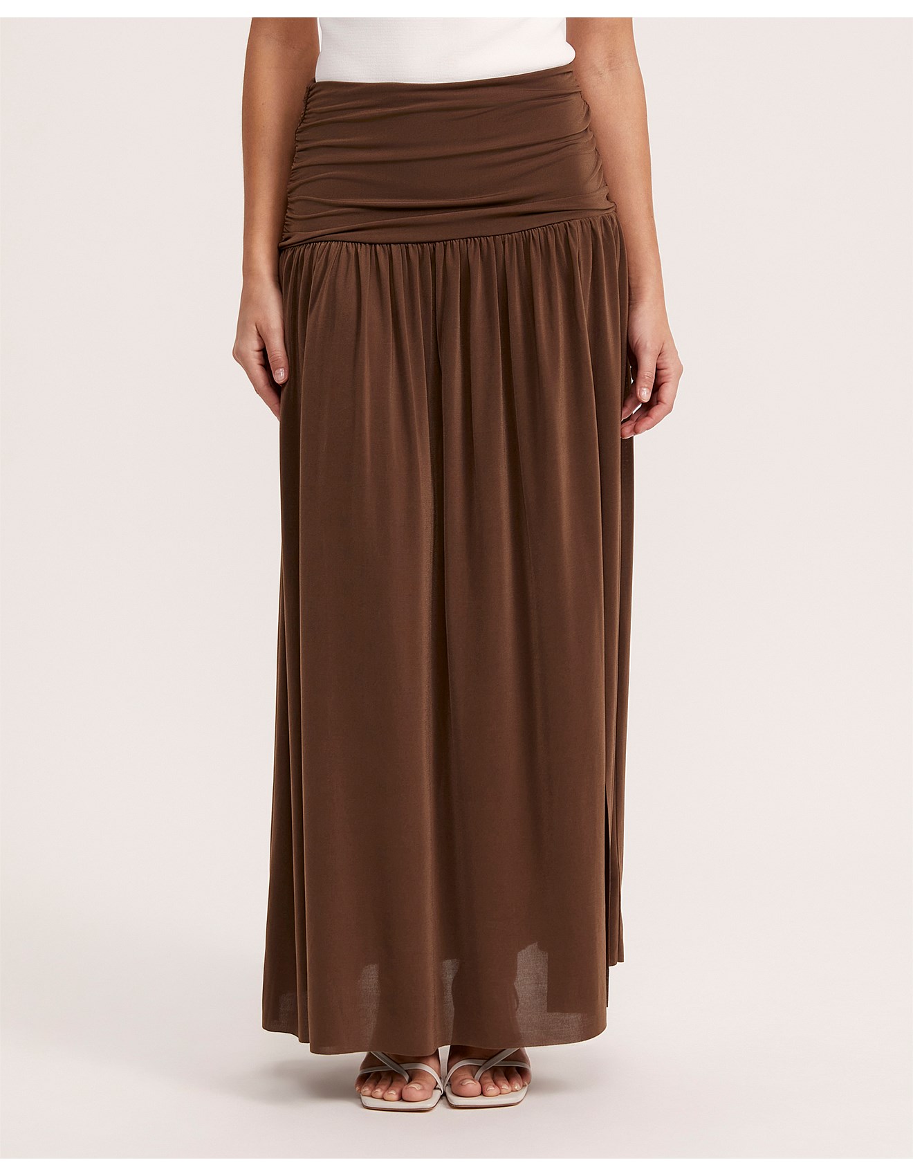 Saba Serena Rouched Maxi Skirt | David Jones