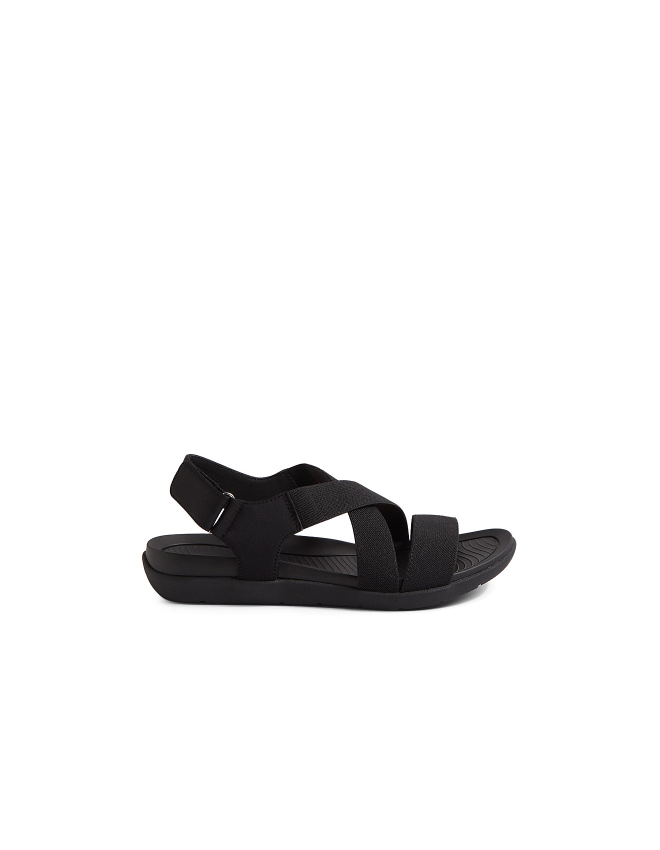 Supersoft By Diana Ferrari Ellie Black Sandals | David Jones