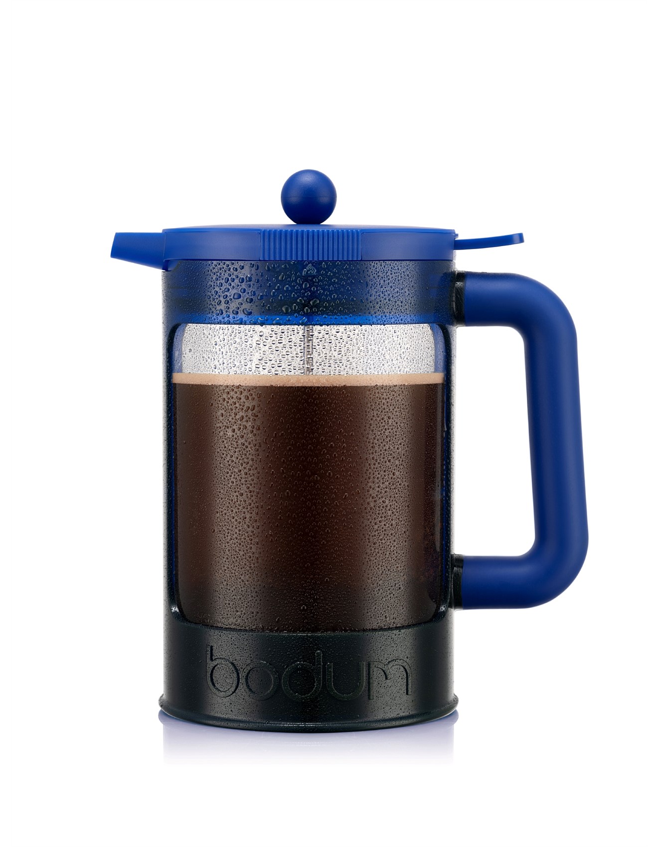 Bodum Bean Set Cold Brew Coffee Maker 12 Cup/1.5l W Fridge Lid Candy Blue | David Jones
