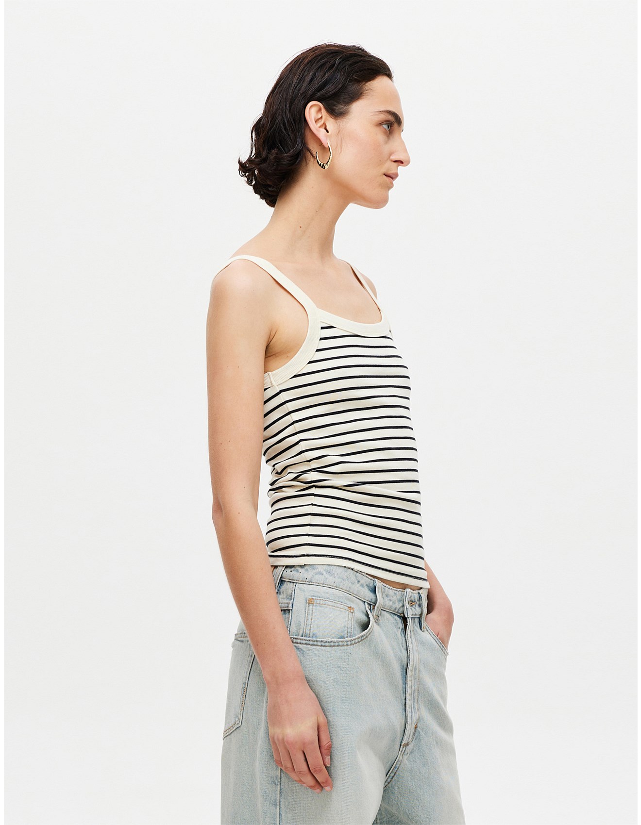 Neuw Denim Resort Stripe Tank | David Jones