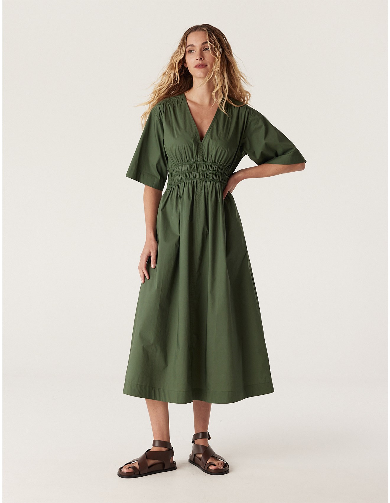 Cable Bella Poplin Dress | David Jones