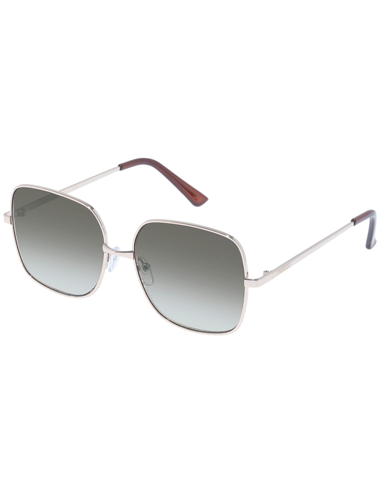 Fiorelli Brianna Gold Square Sunglasses | David Jones