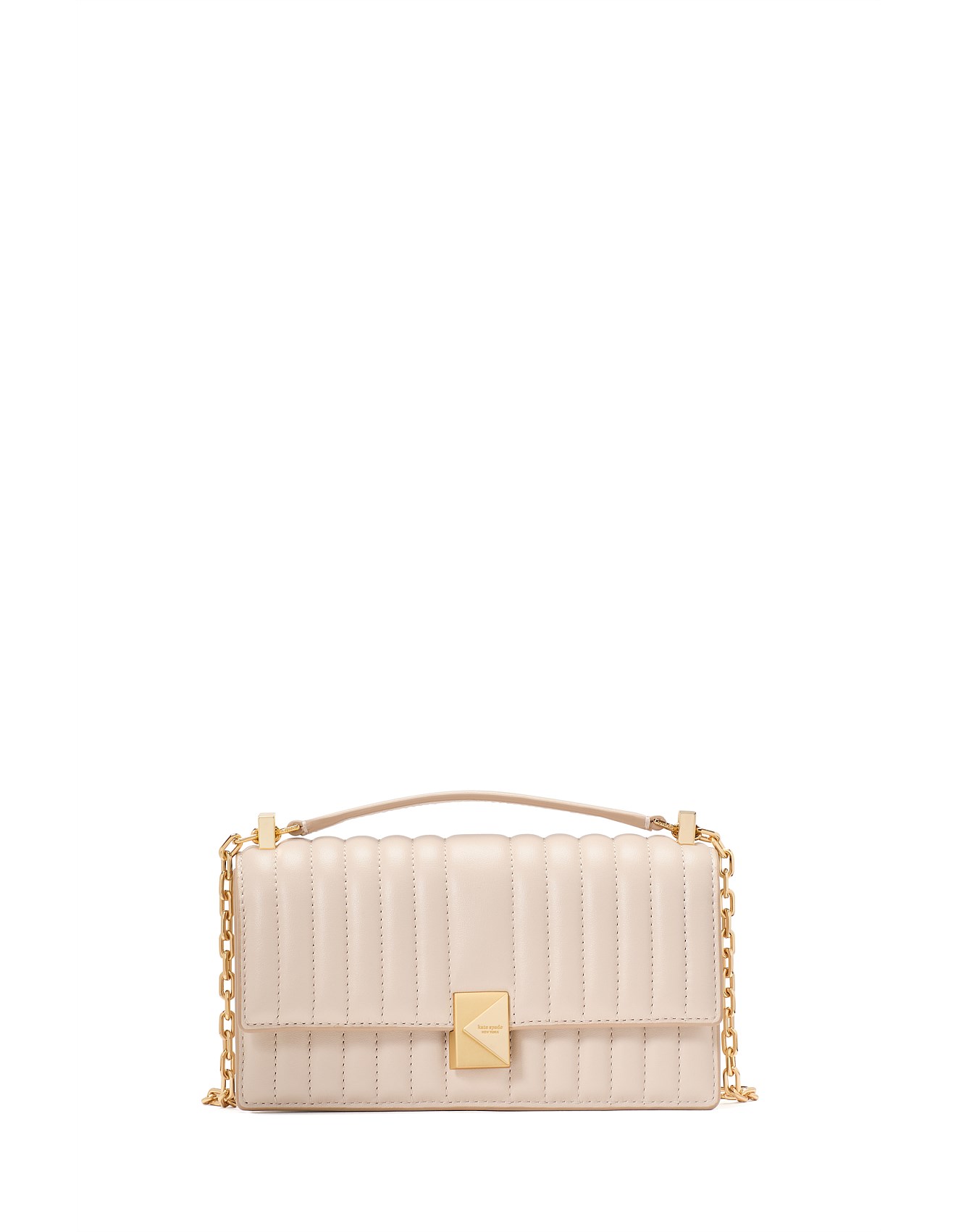 Kate Spade New York Deco Quilted Mini Flap Chain Crossbody | David Jones