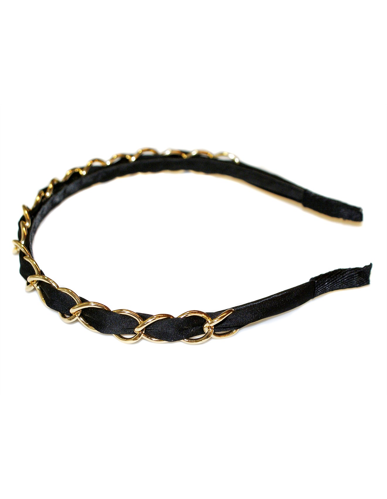 Hepburn & Co Gold Chain Alice Band | David Jones