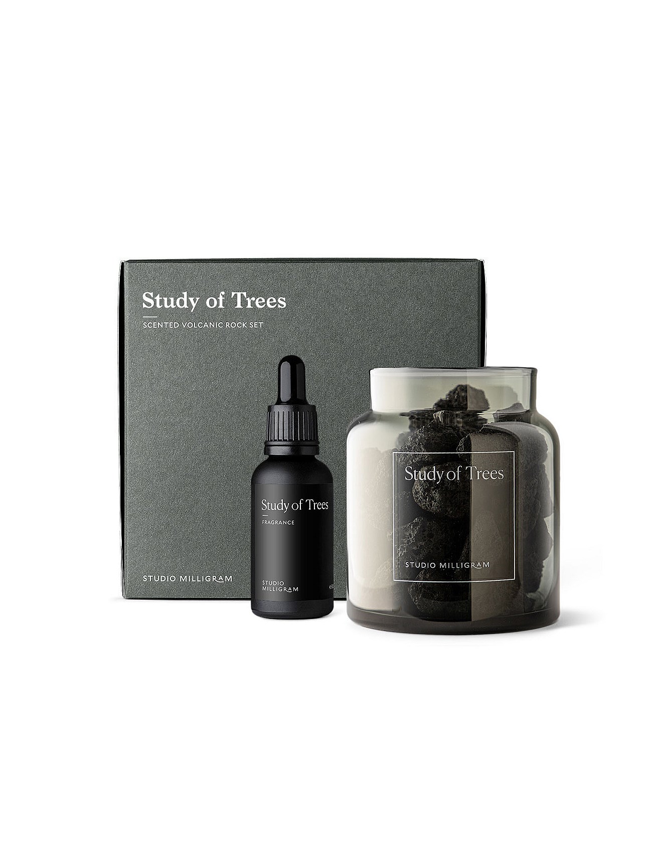 Studio Milligram Study Of Trees Sensory Scented Volcanic Rock Set ...