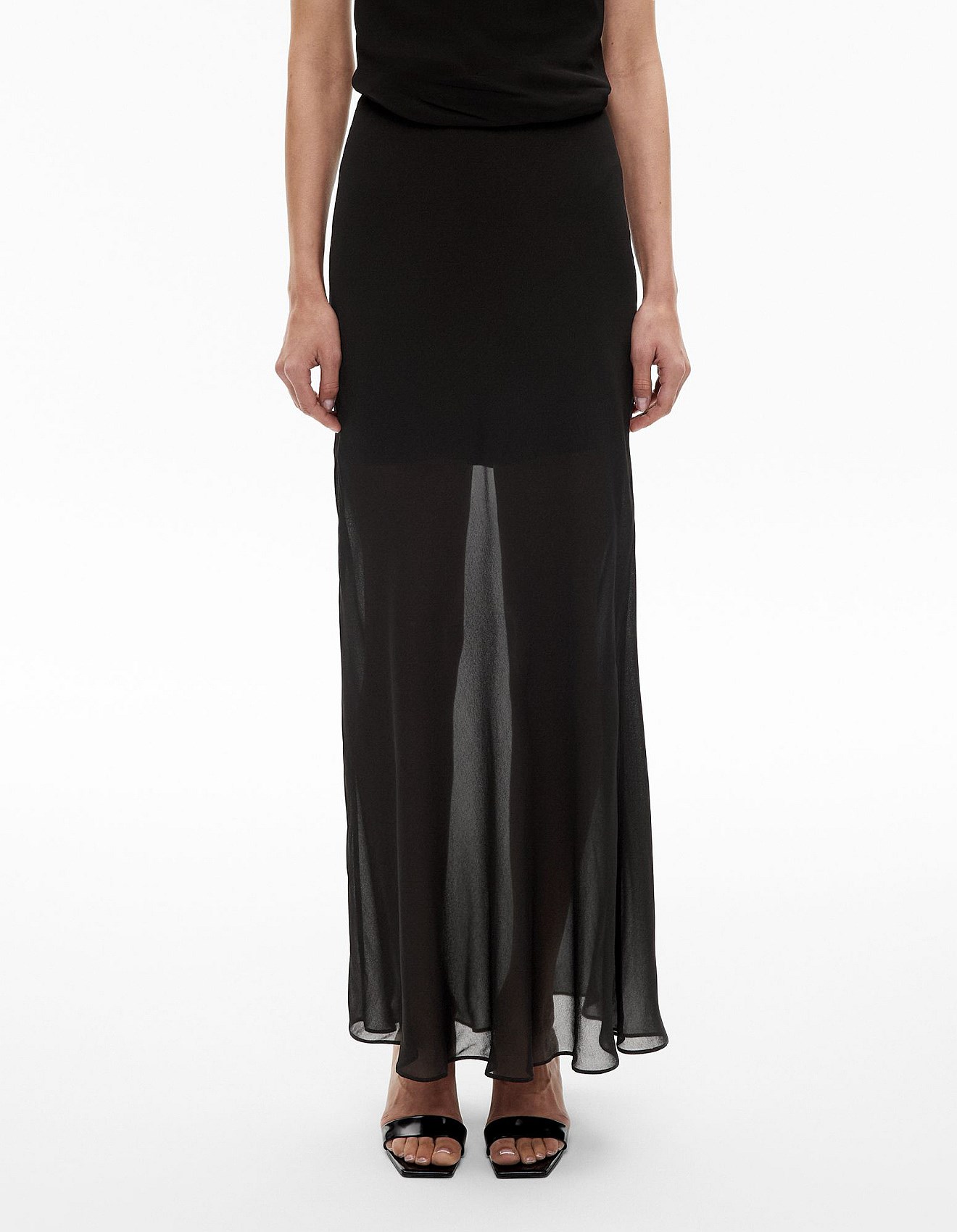 Witchery Bias Maxi Skirt Black | David Jones