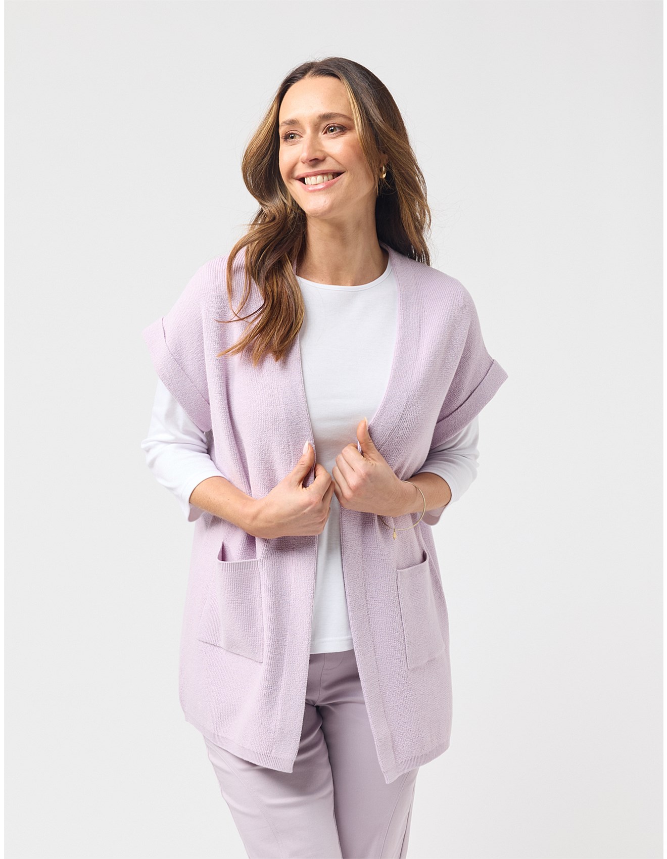 Black Pepper Nicoline S/s Cardigan Knit | David Jones