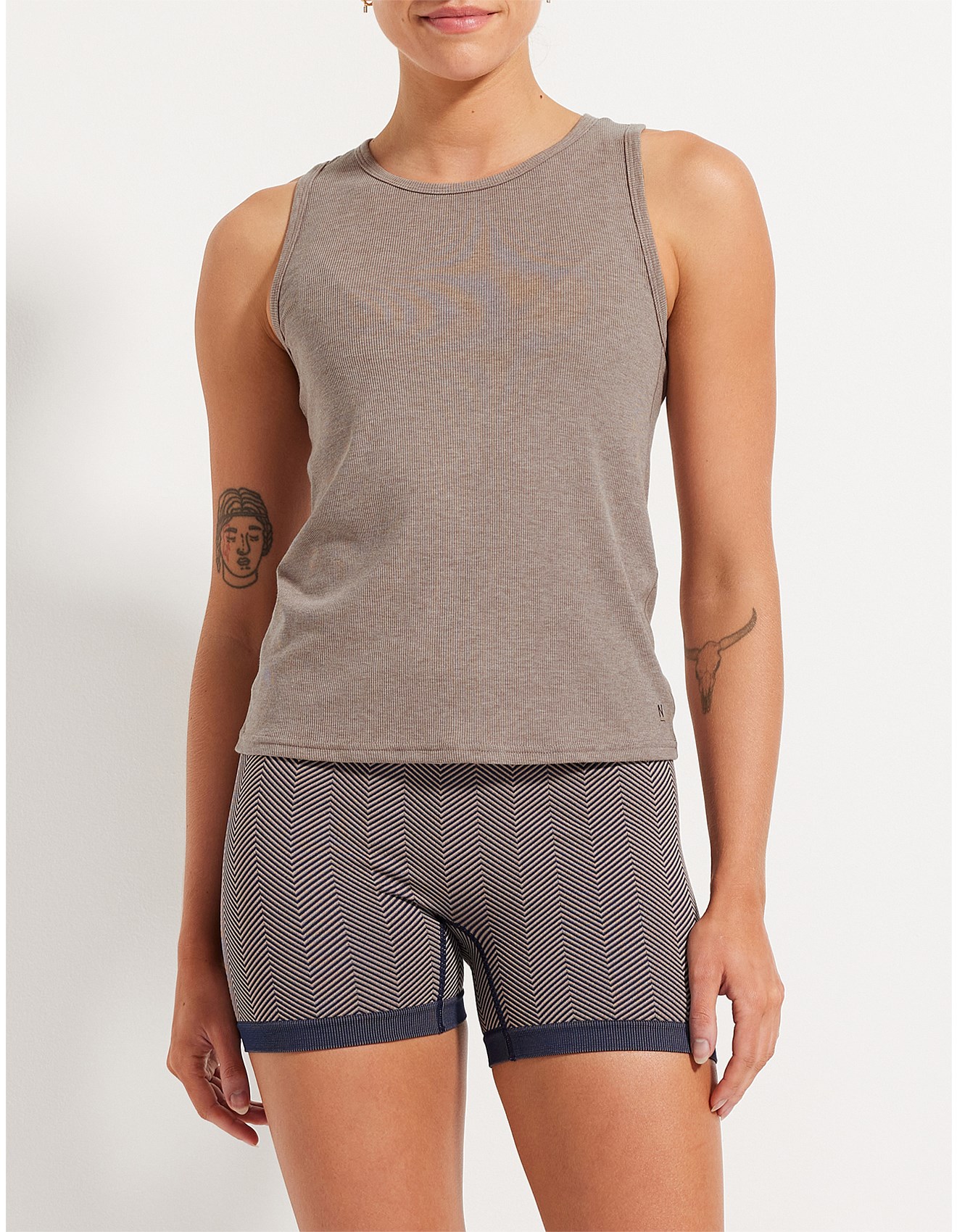 Nimble Essential Ribbed Tank | David Jones