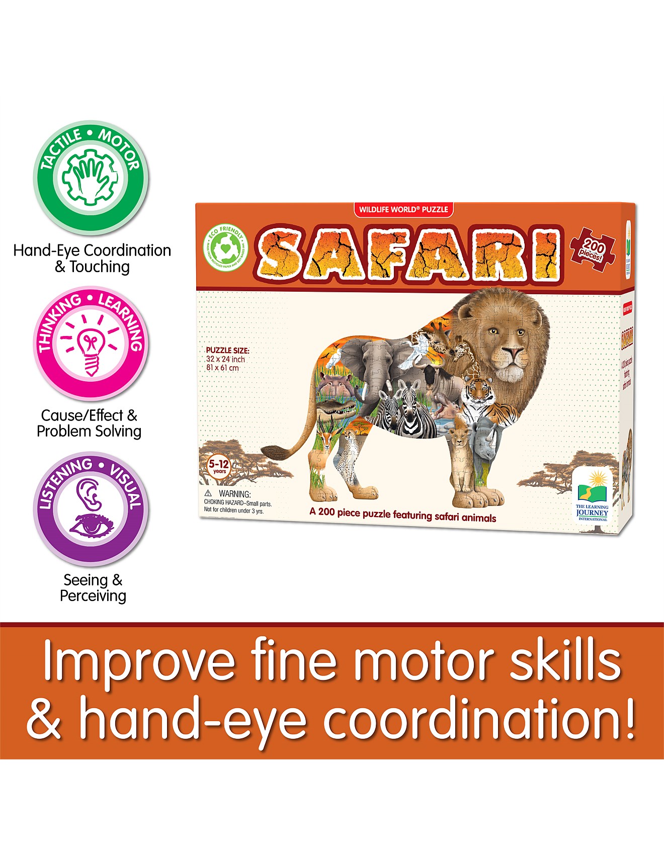 Kids Games Wildlife World -Safari Puzzle | David Jones