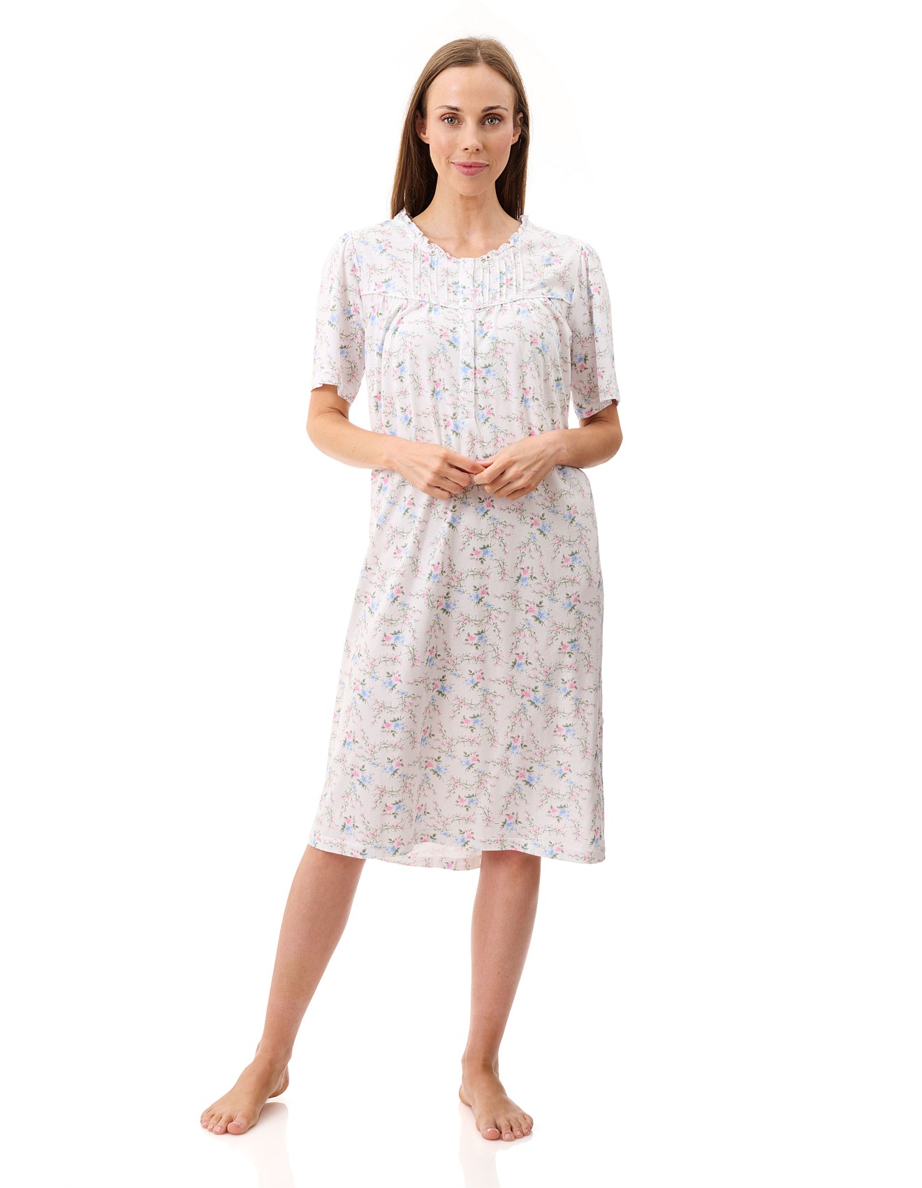 Givoni Short Sleeve Short Nightie | David Jones