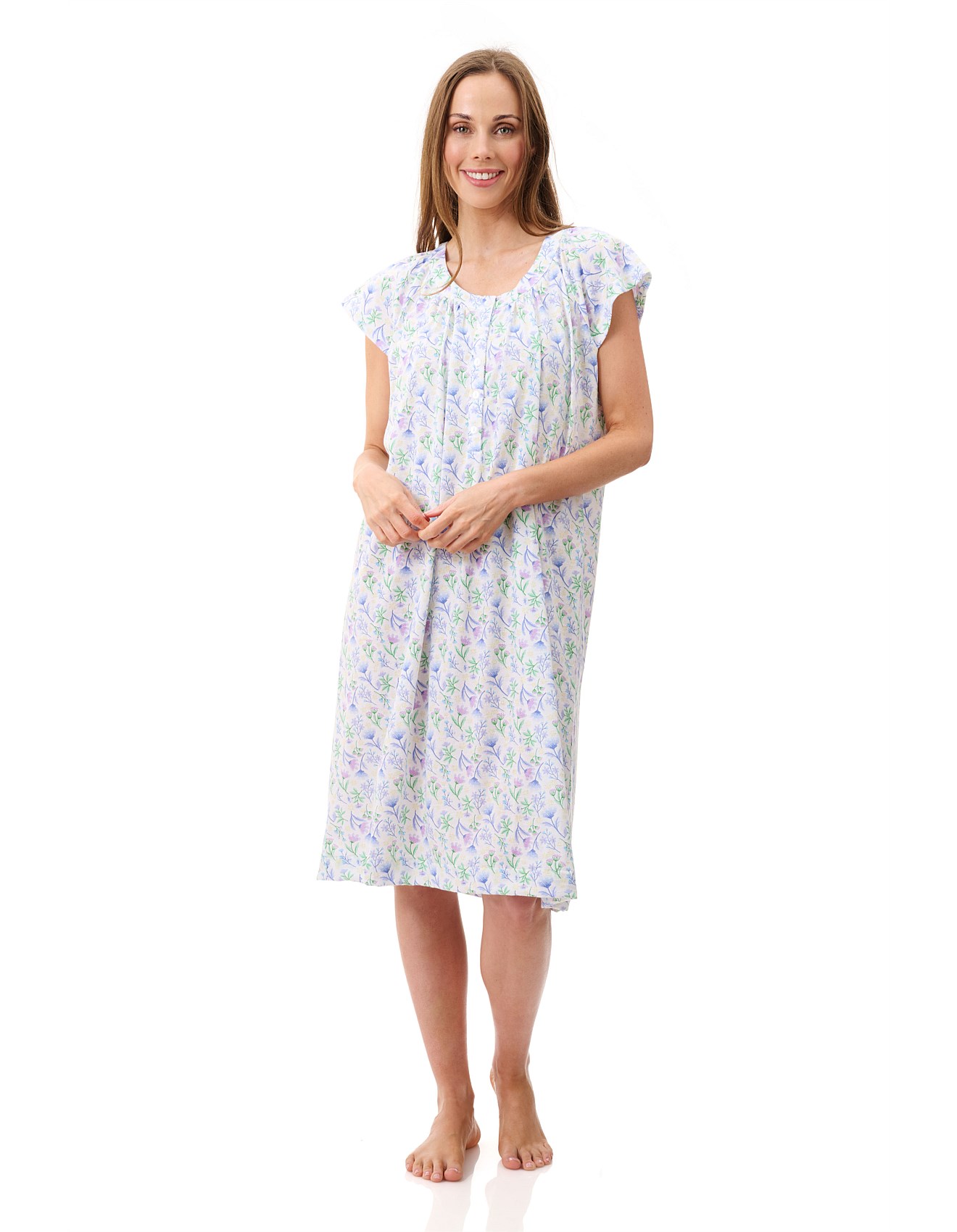 Givoni Cap Sleeve Short Nightie | David Jones