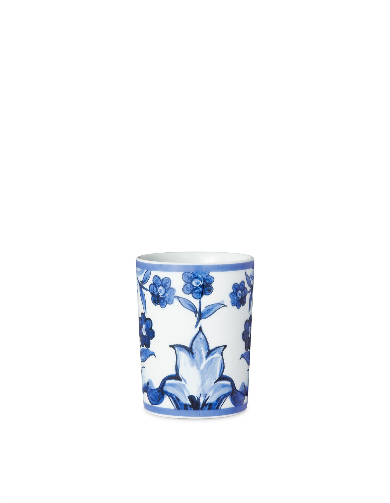 Dolce & Gabbana Mediterranean Blue Water Glass Fiore Piccolo | David Jones