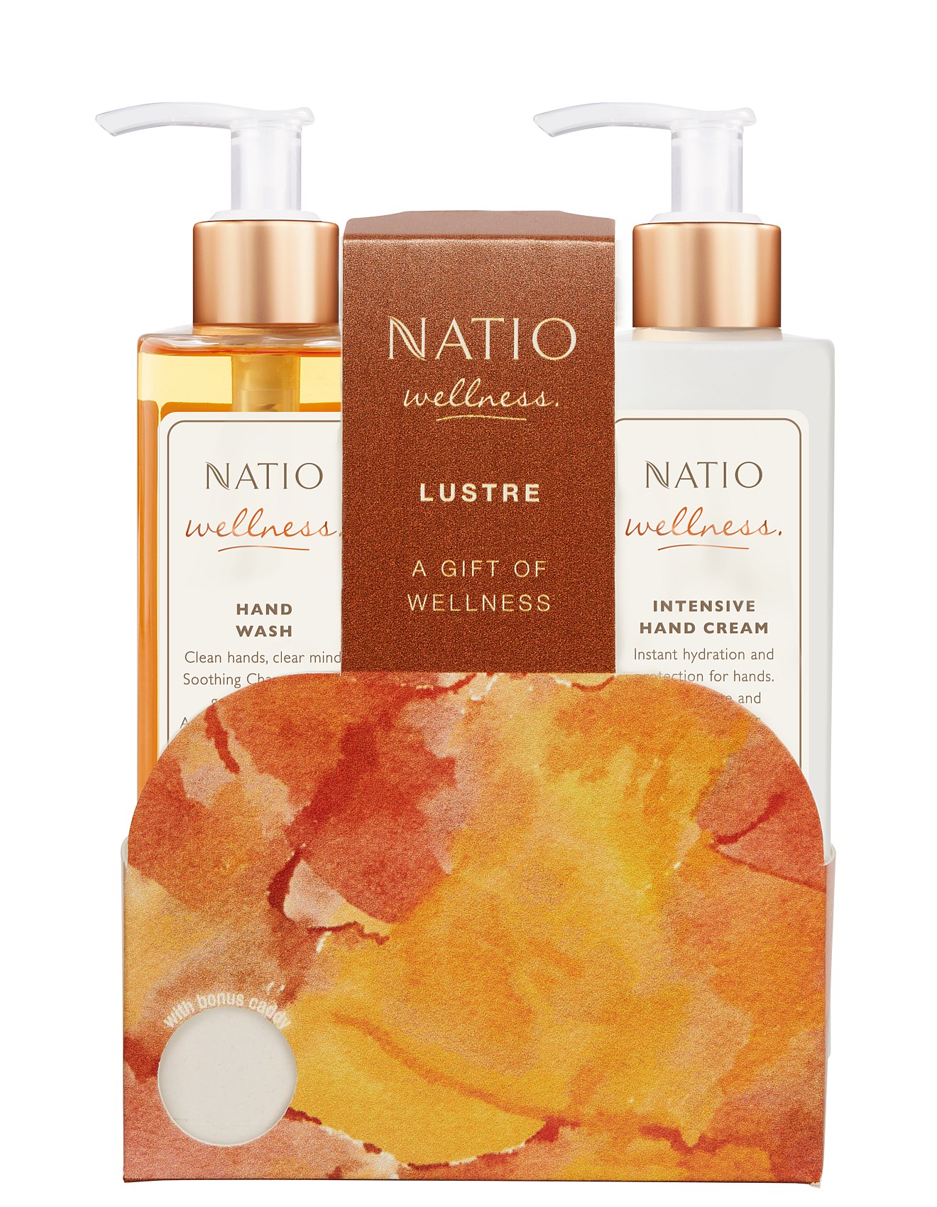 Natio Lustre Wellness Gift Set With Hand Wash and Intensive Hand Cream ...